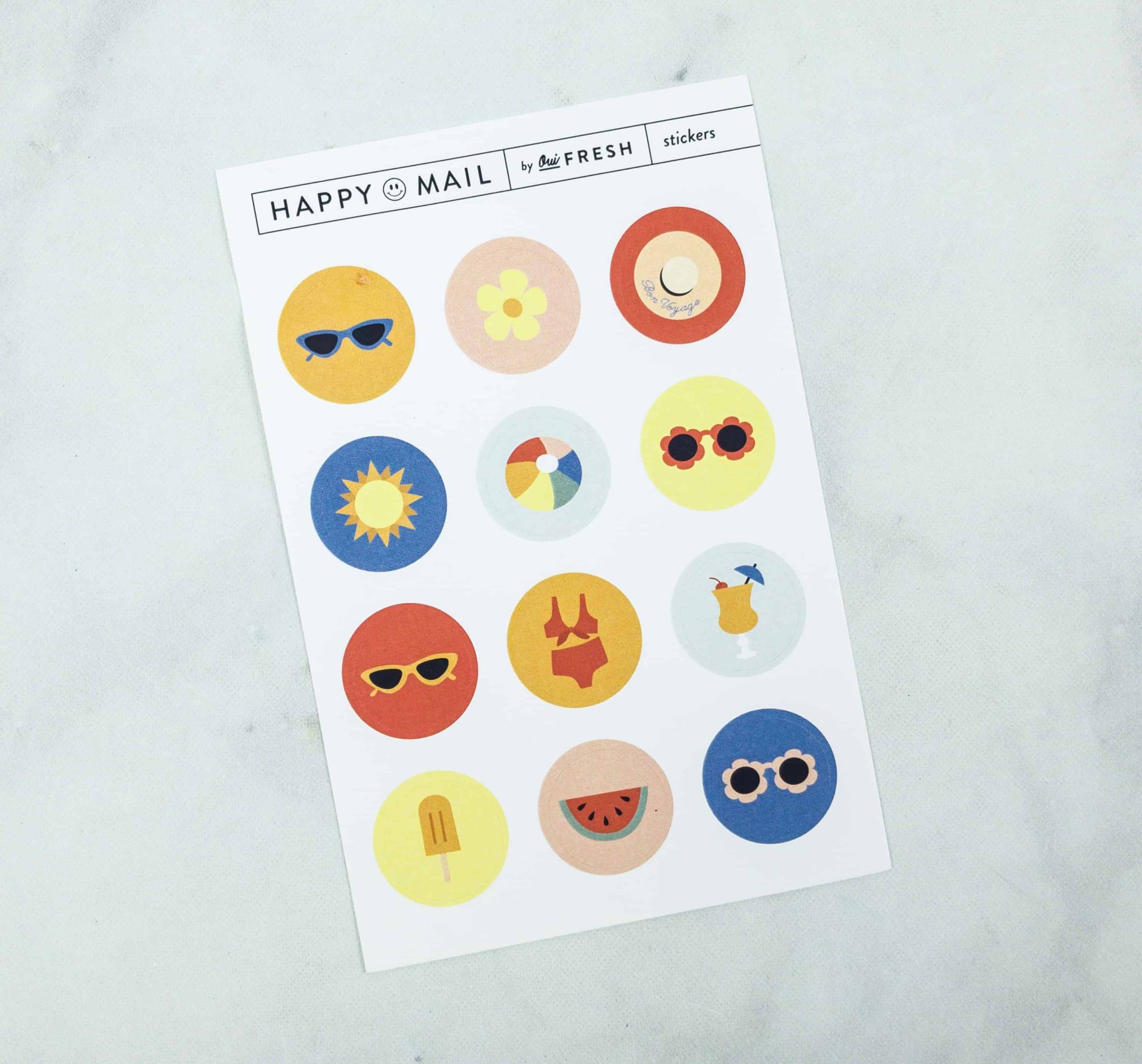 Happy Mail by Oui Fresh July 2018 Subscription Box Review - Hello ...