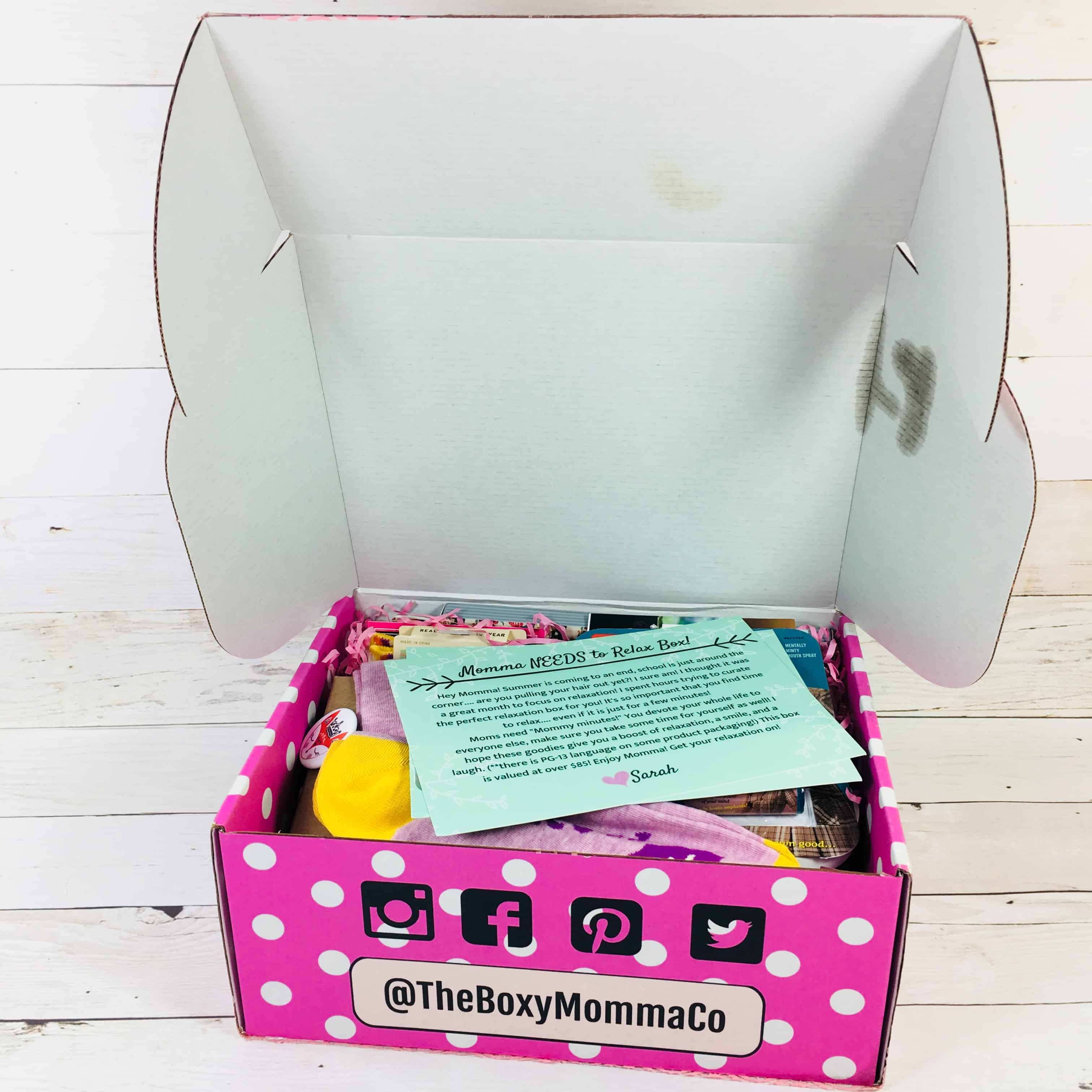 The Boxy Momma Company August 2018 Subscription Box Review + Coupon ...