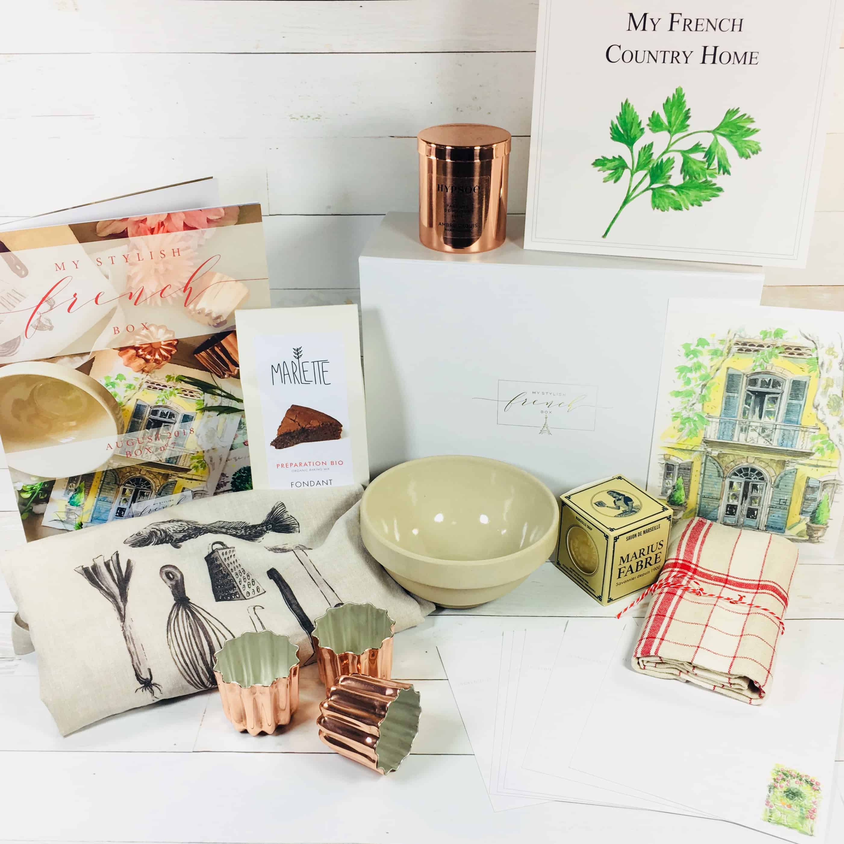 My Stylish French Box August 2018 Subscription Box Review - Hello ...