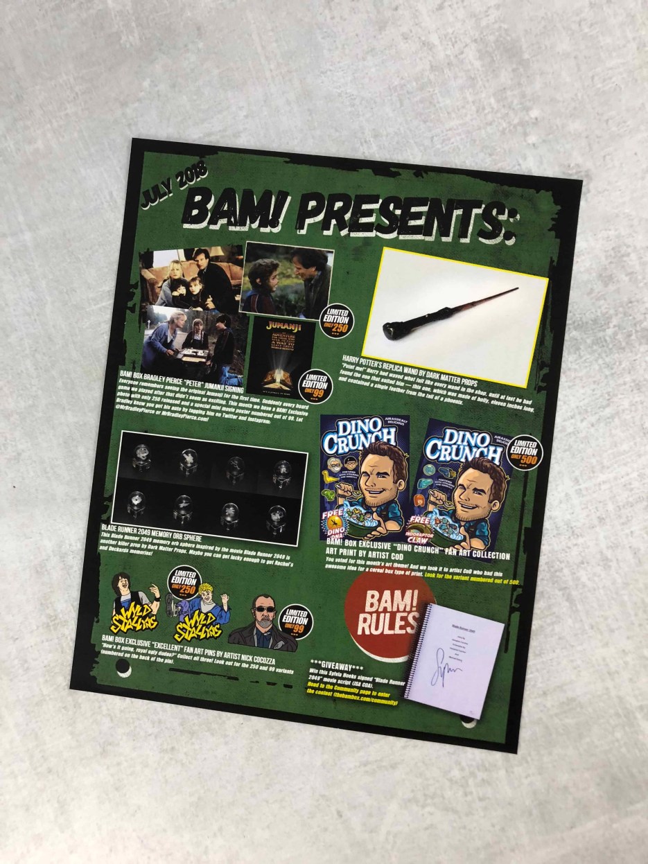The BAM! Box July 2018 Subscription Box Review & Coupon - Hello ...