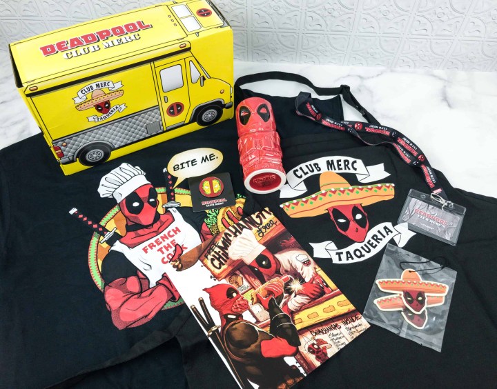 Deadpool Club Merc June 2018 Subscription Box Review + Coupon - Bite Me ...