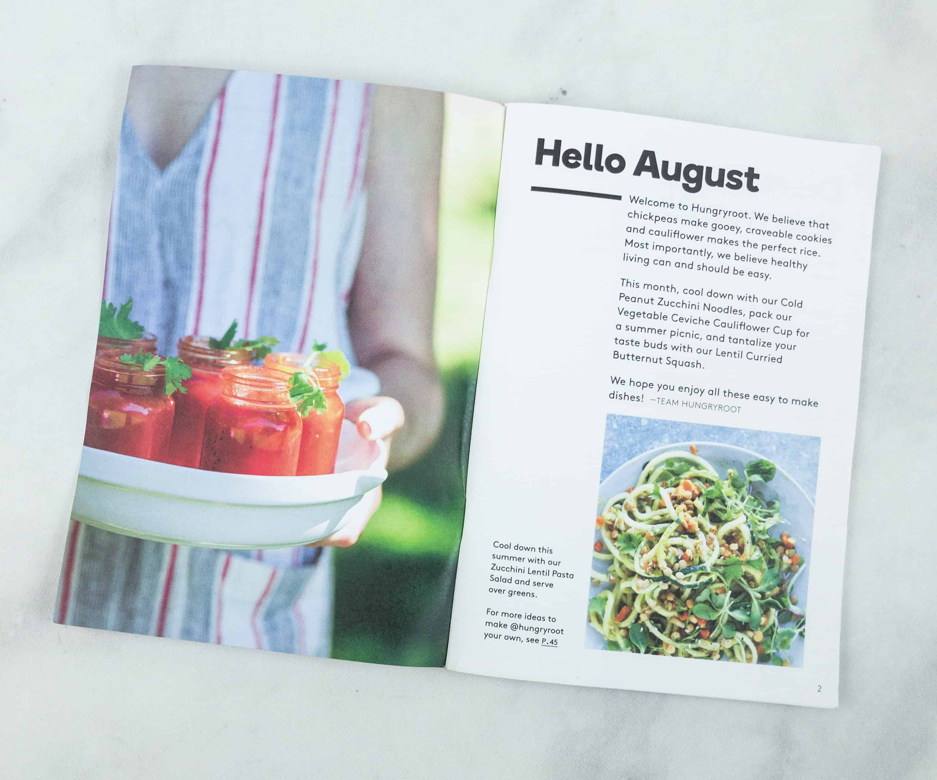 Hungryroot Meal Kit August 2018 Subscription Box Review - Hello ...