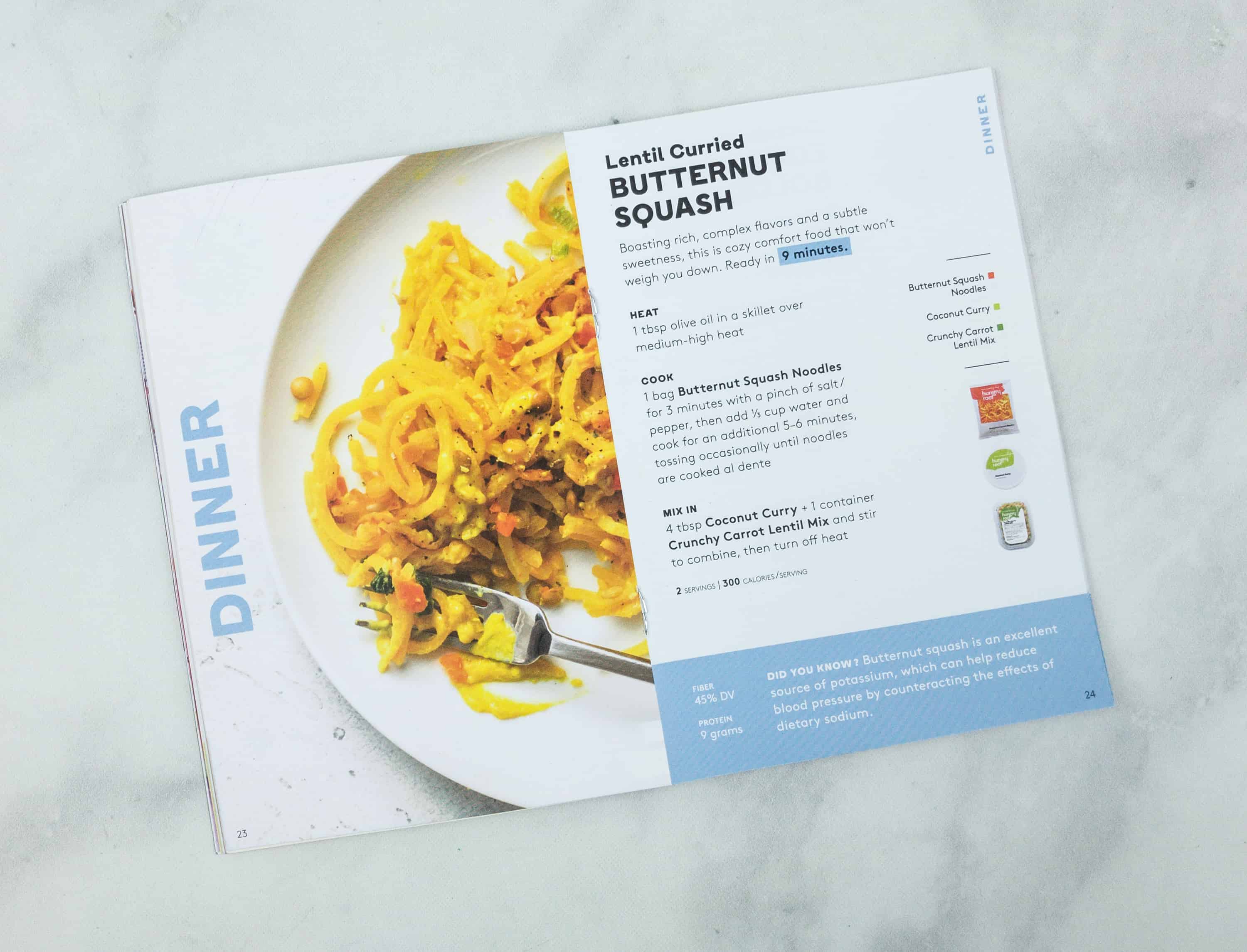 Hungryroot Meal Kit August 2018 Subscription Box Review - Hello ...