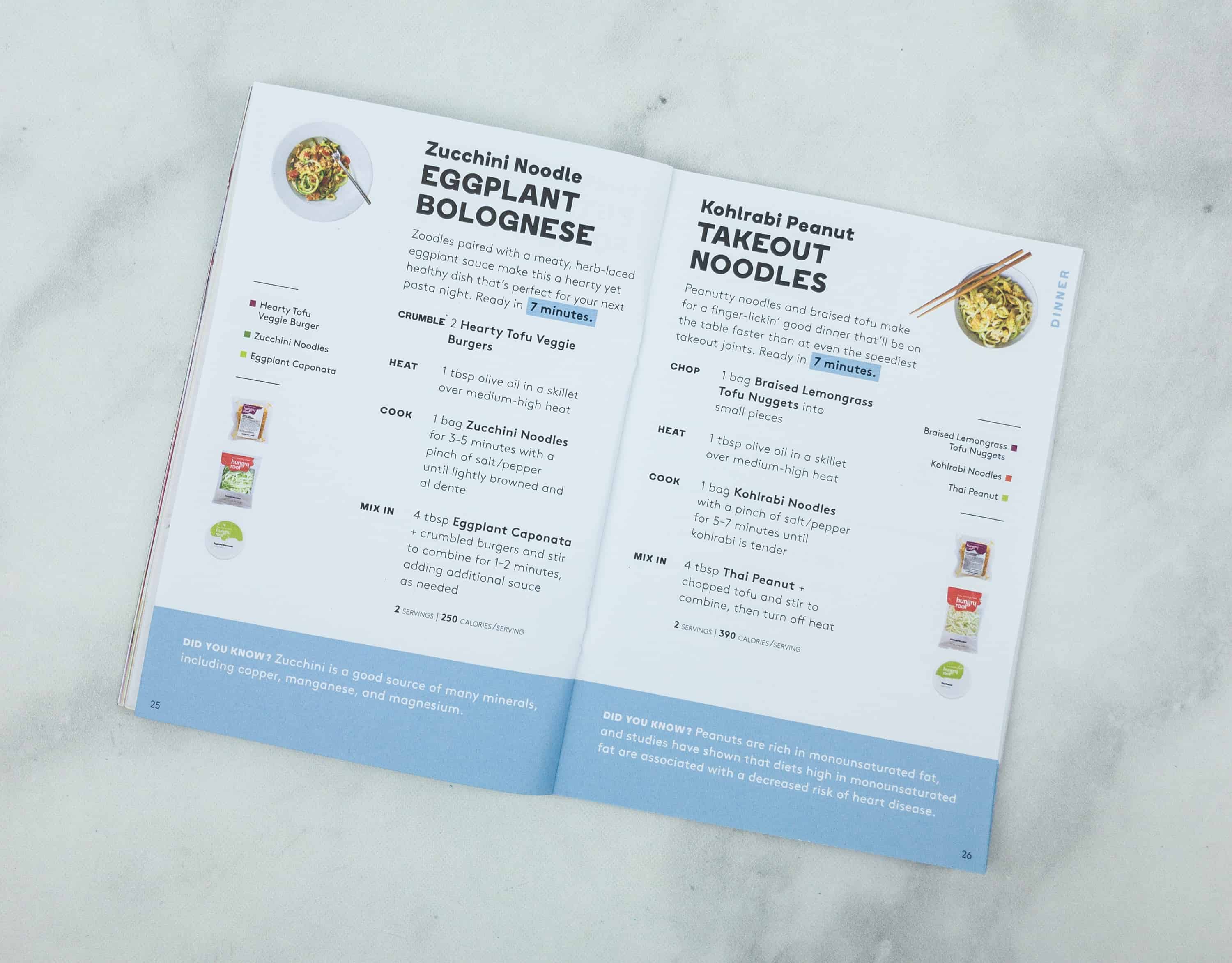 Hungryroot Meal Kit August 2018 Subscription Box Review - Hello ...