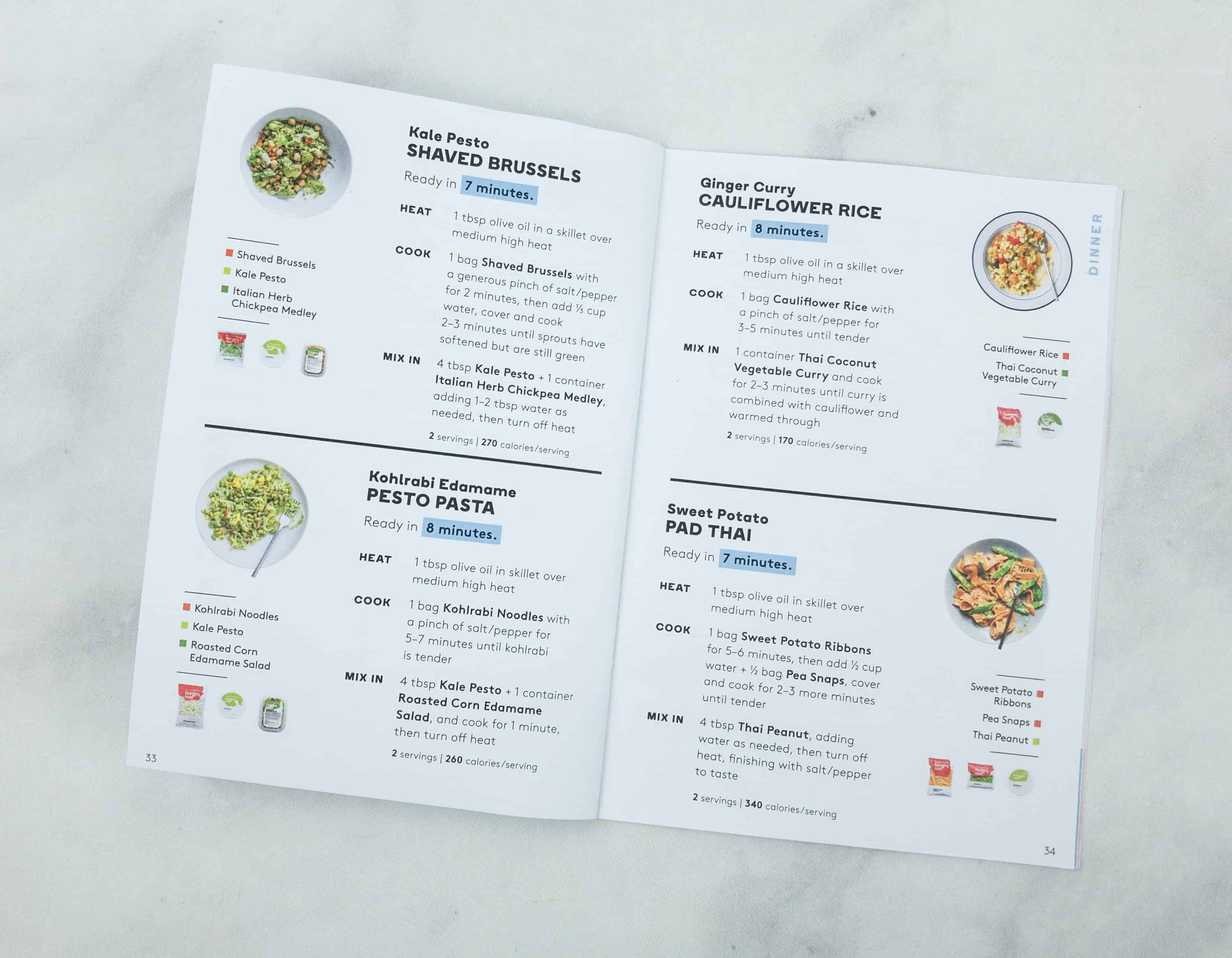 Hungryroot Meal Kit August 2018 Subscription Box Review - Hello ...