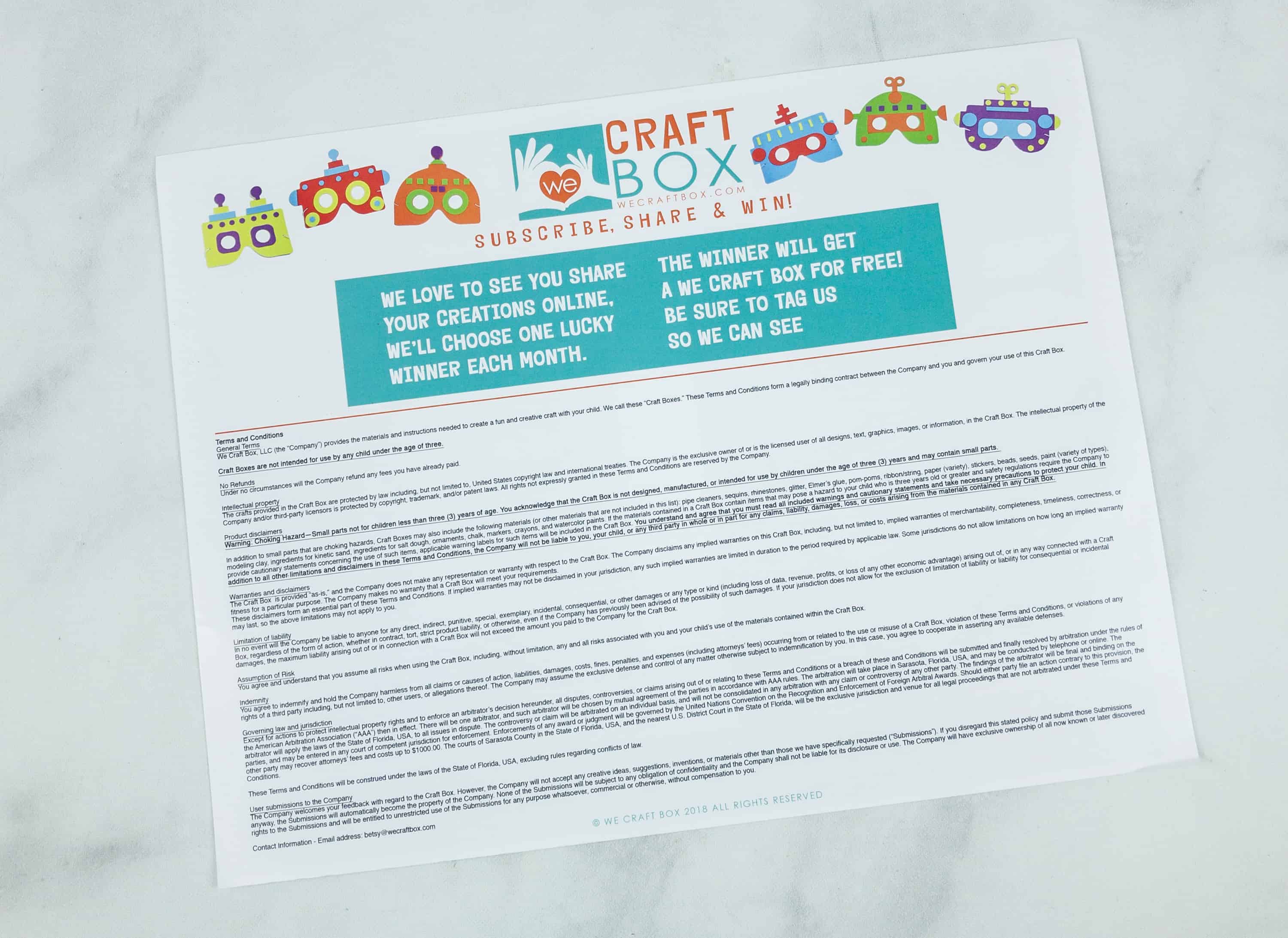 We Craft Box September 2018 Subscription Box Review + Coupons! - Hello ...