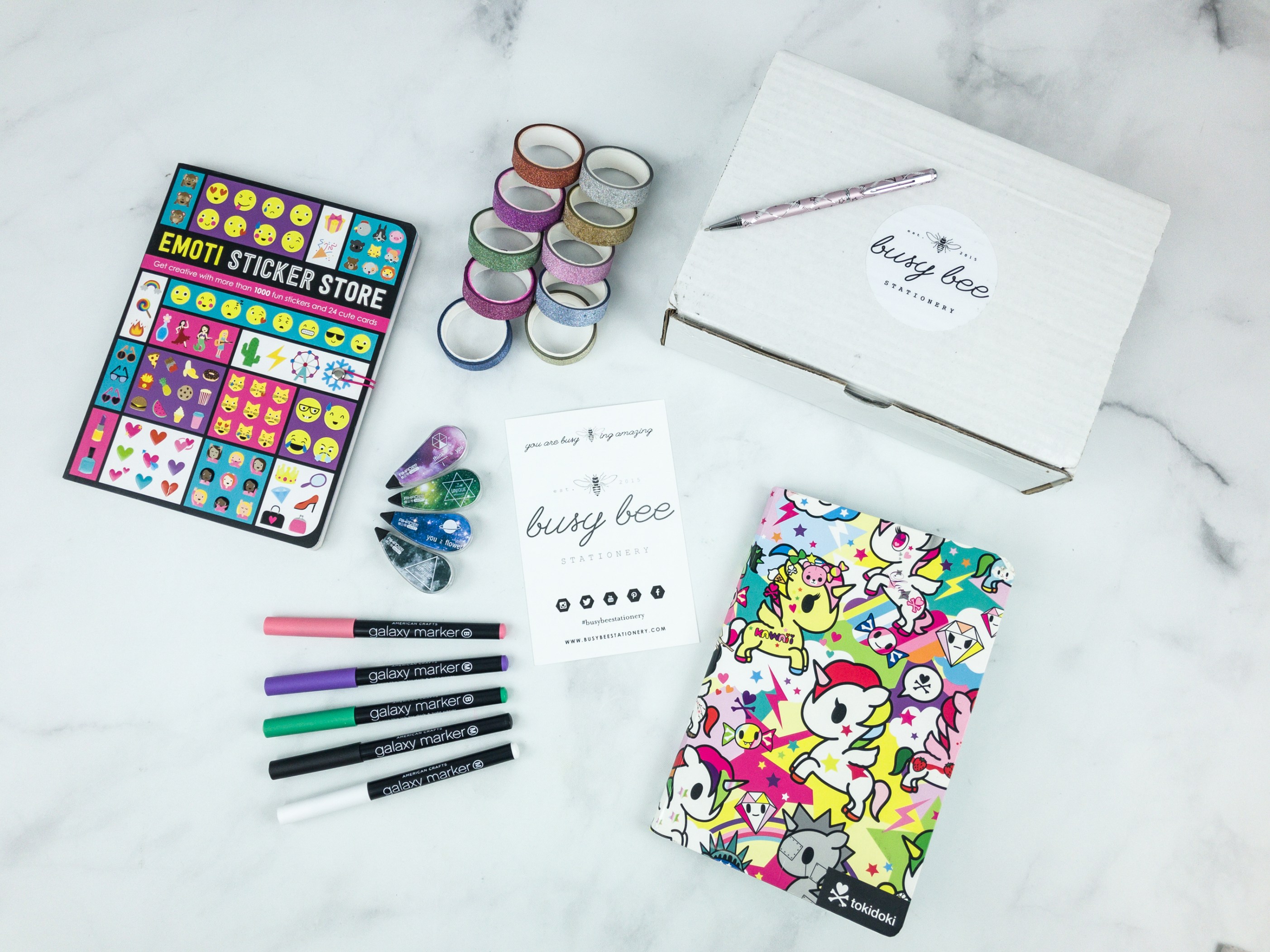Busy Bee Stationery September 2018 Subscription Box Review - Hello ...