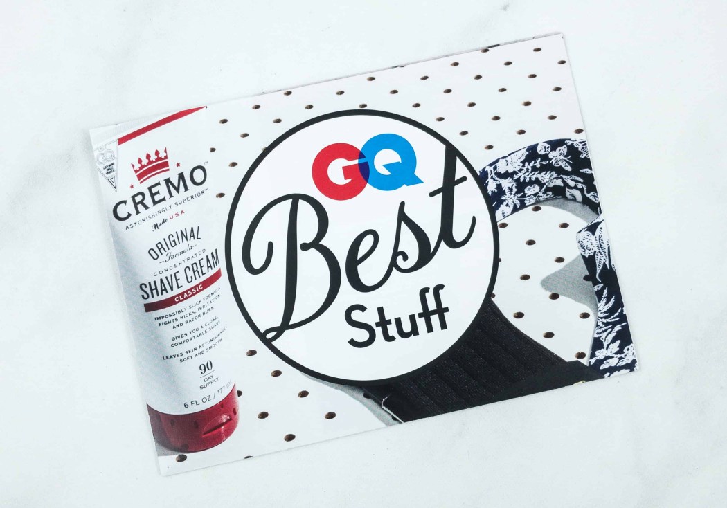 GQ Best Stuff Box Fall 2018 Subscription Box Review - Hello Subscription