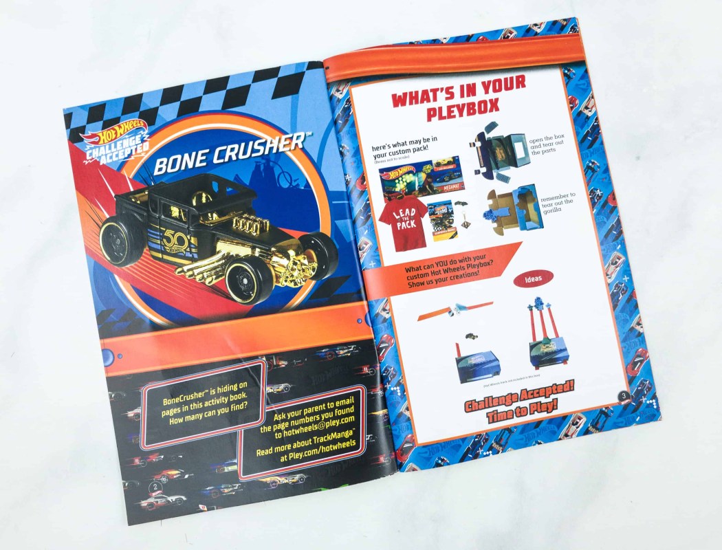Hot Wheels Challenge Accepted PleyBox September 2018 Subscription Box ...