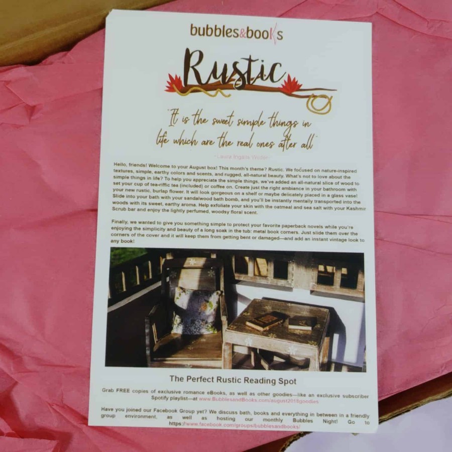 Bubbles & Books Subscription Box Review + Coupon - August 2018 - Hello ...