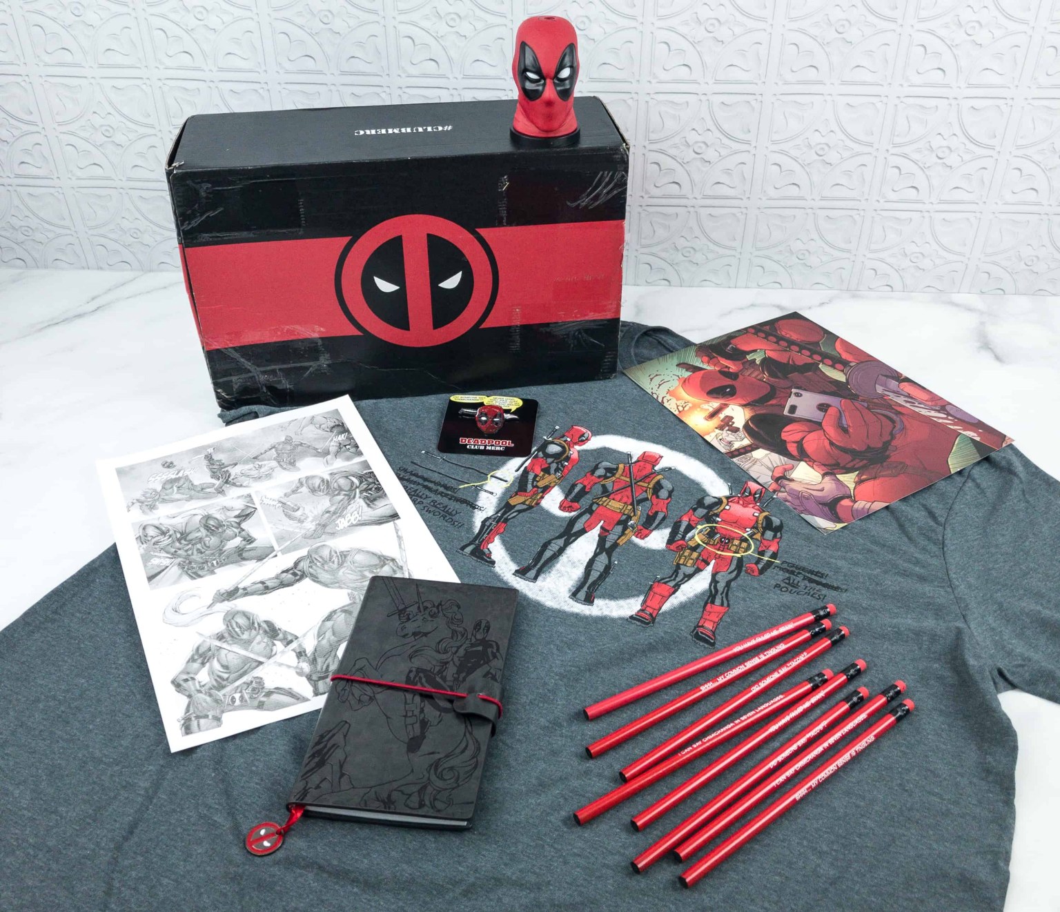 Deadpool Club Merc Fall 2018 Subscription Box Review + Coupon - STAY ...