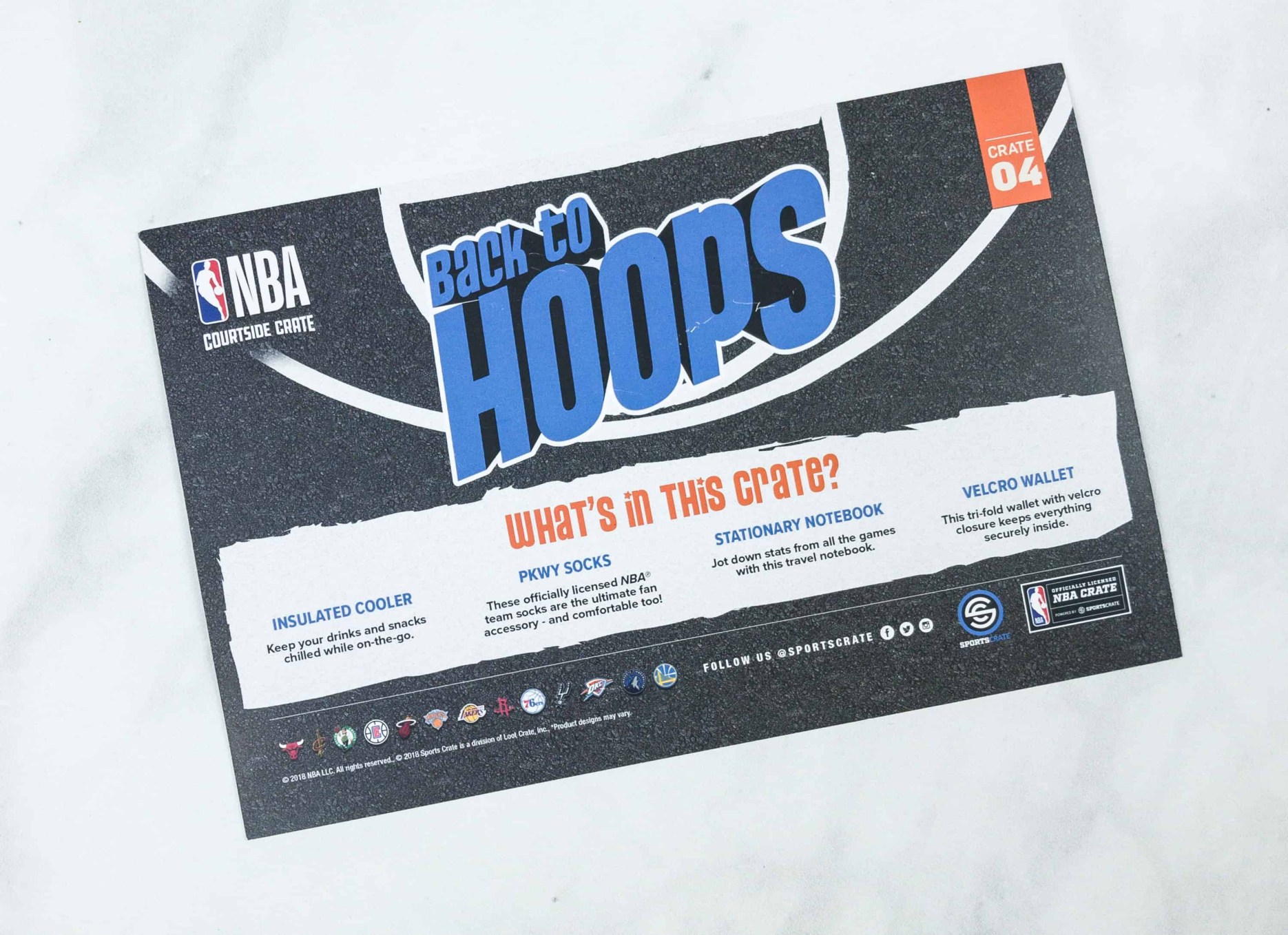 Courtside Crate by Sports Crate: NBA Edition September 2018 ...