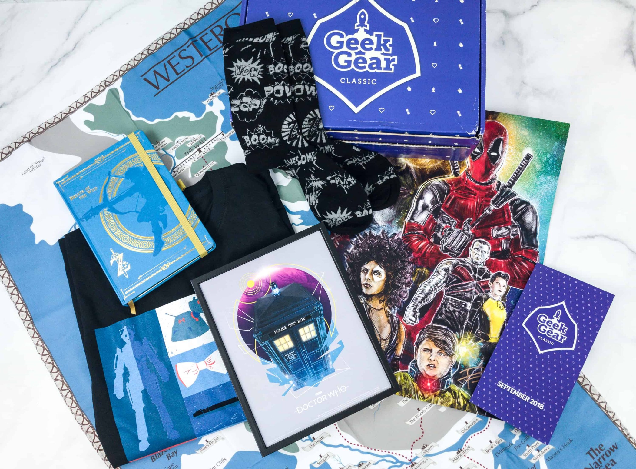 Geek Gear Box September 2018 Subscription Box Review + Coupon - Hello ...