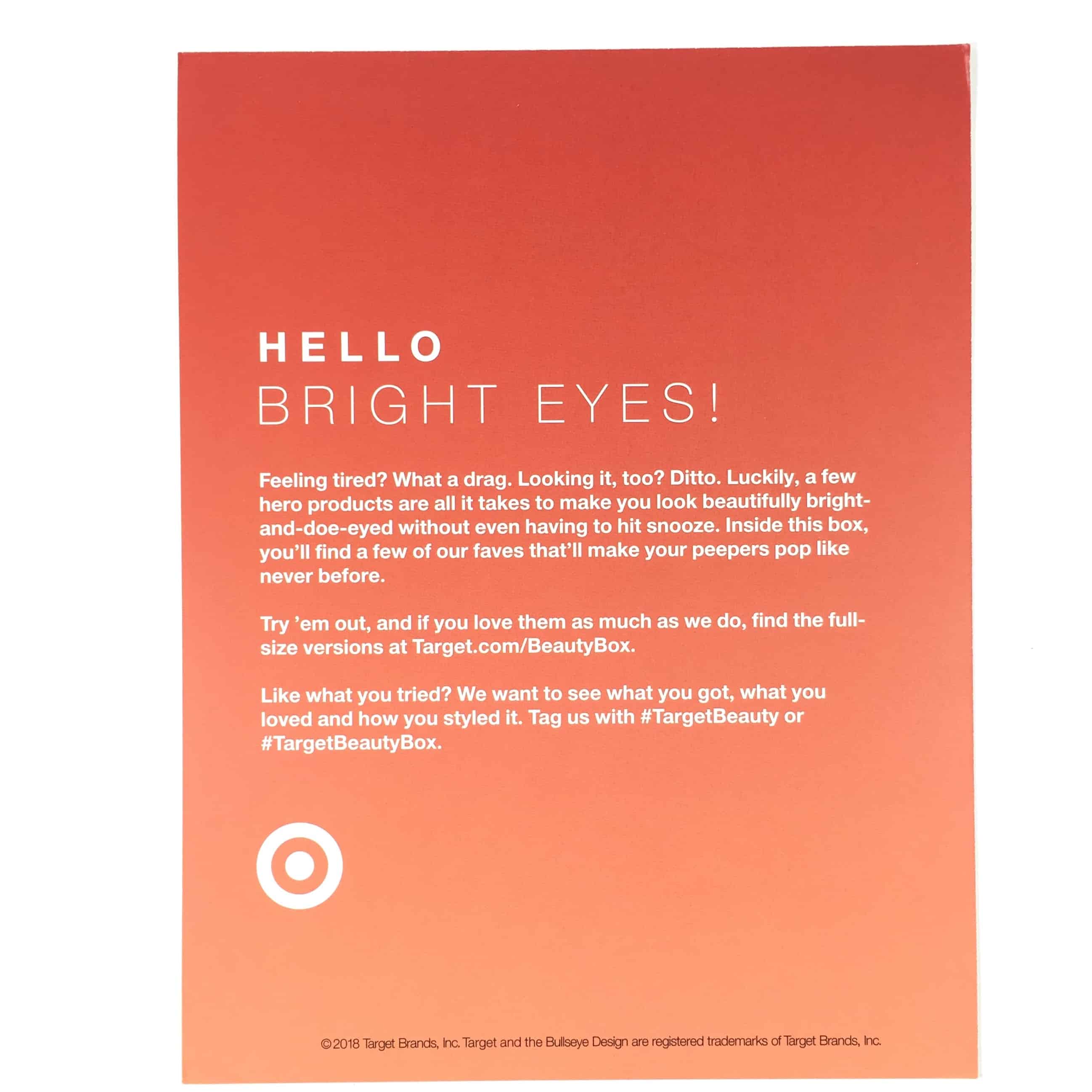 Target Beauty Box Review October 2018 - HELLO BRIGHT EYES! - Hello ...