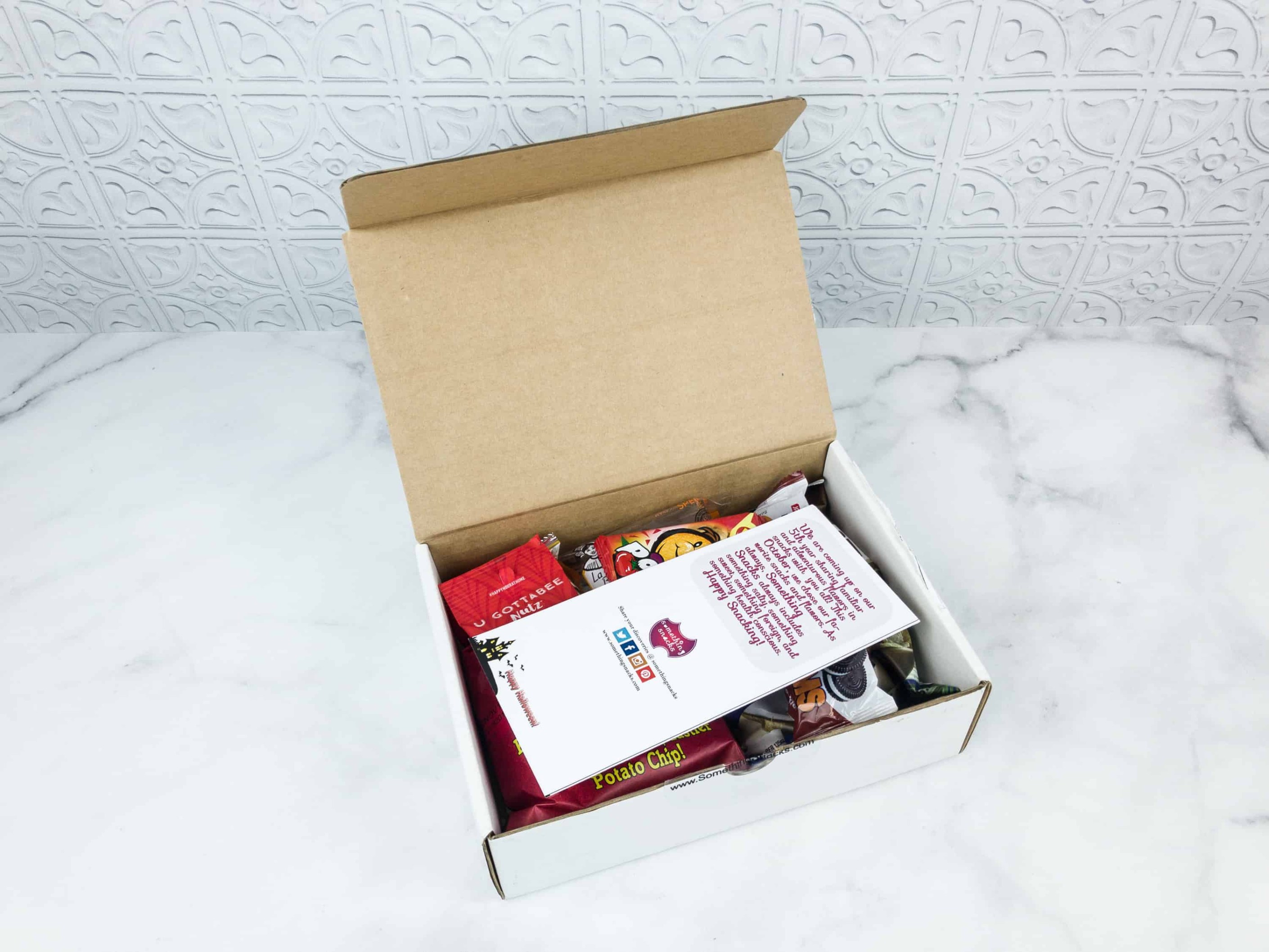 Something Snacks October 2018 Subscription Box Review - Hello Subscription