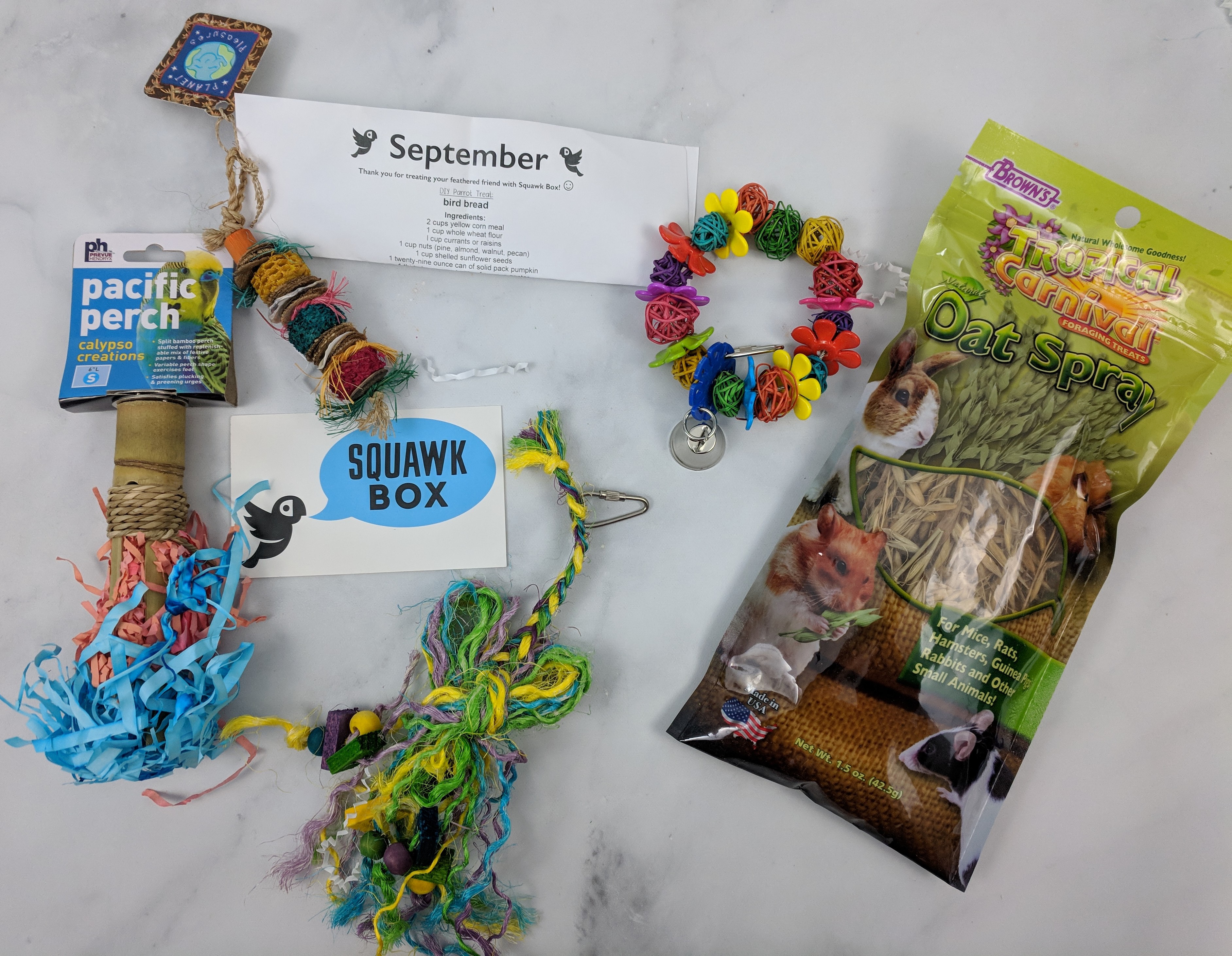 Squawk Box Subscription Review - September 2018 - Hello Subscription