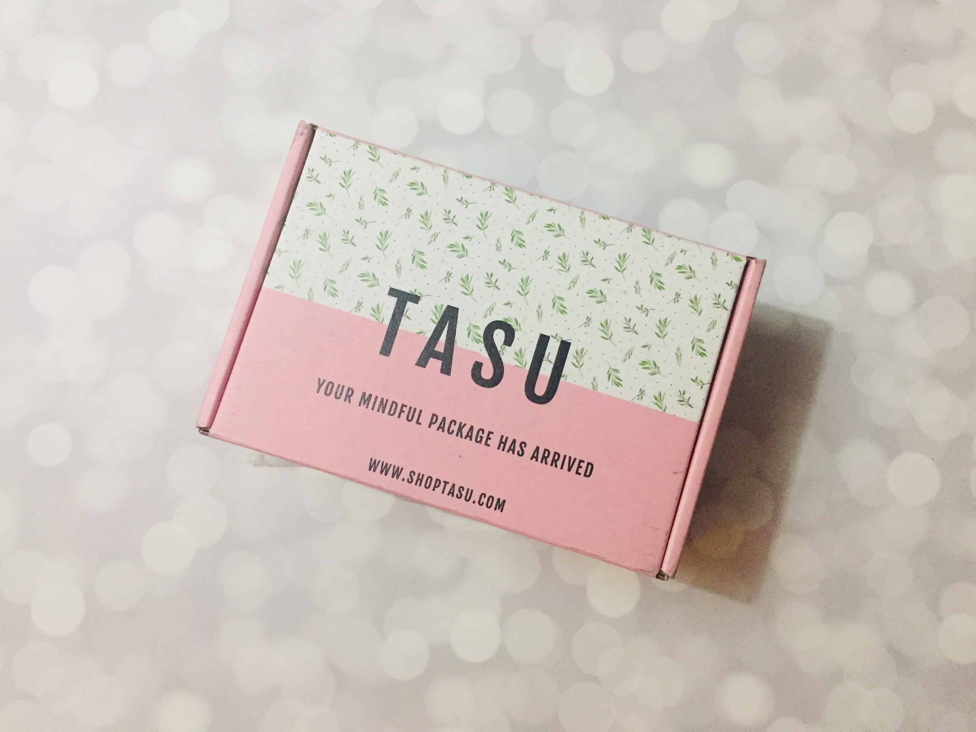 Tasu October 2018 Subscription Box Review + Coupon - Hello Subscription