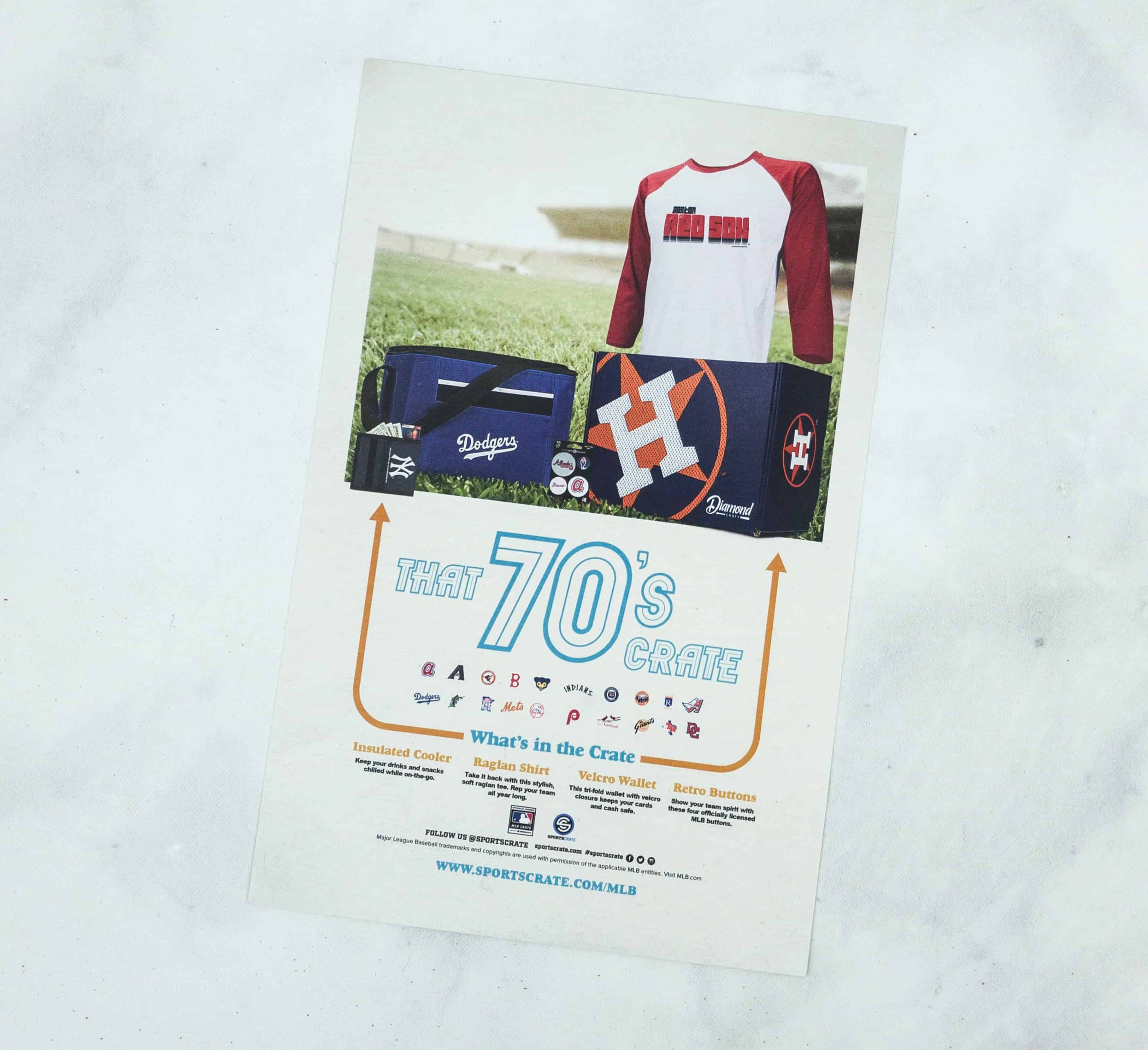 Sports Crate MLB Edition October 2018 Review + Coupon - Diamond Crate ...