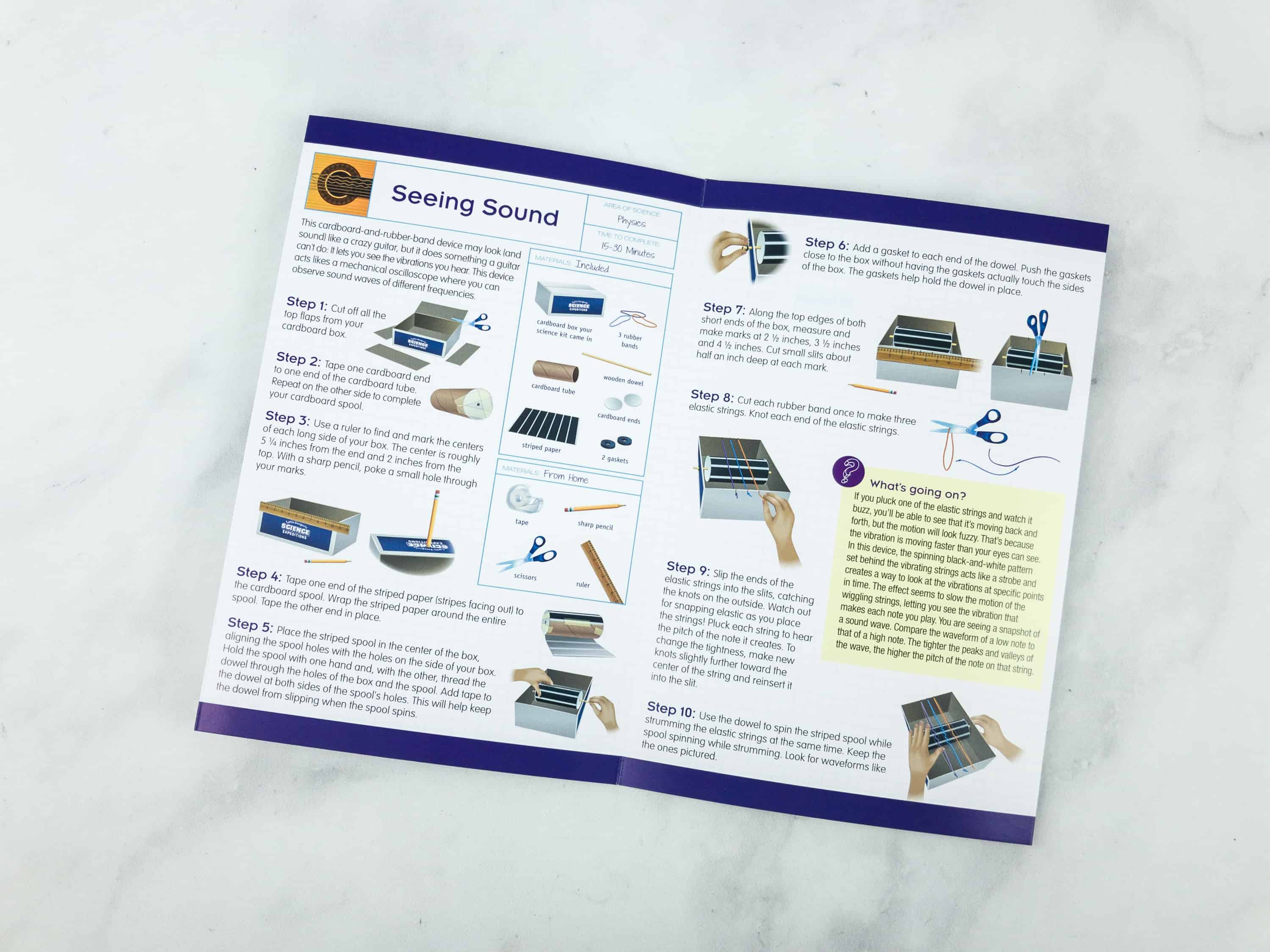 Little Passports Science Expeditions Subscription Box Review - SOUND ...