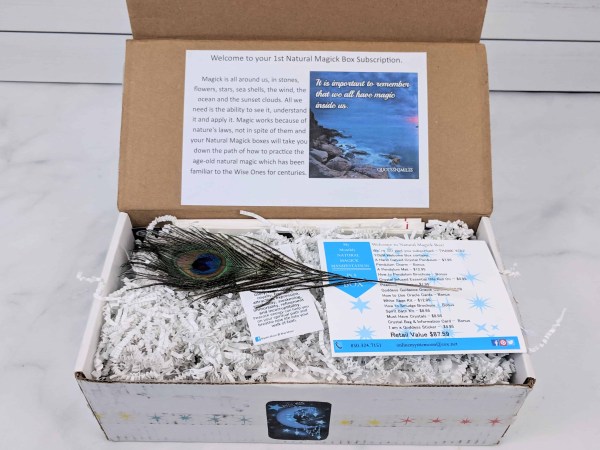 Mystic Moon Natural Magick Box Subscription Box Review - November 2018 ...