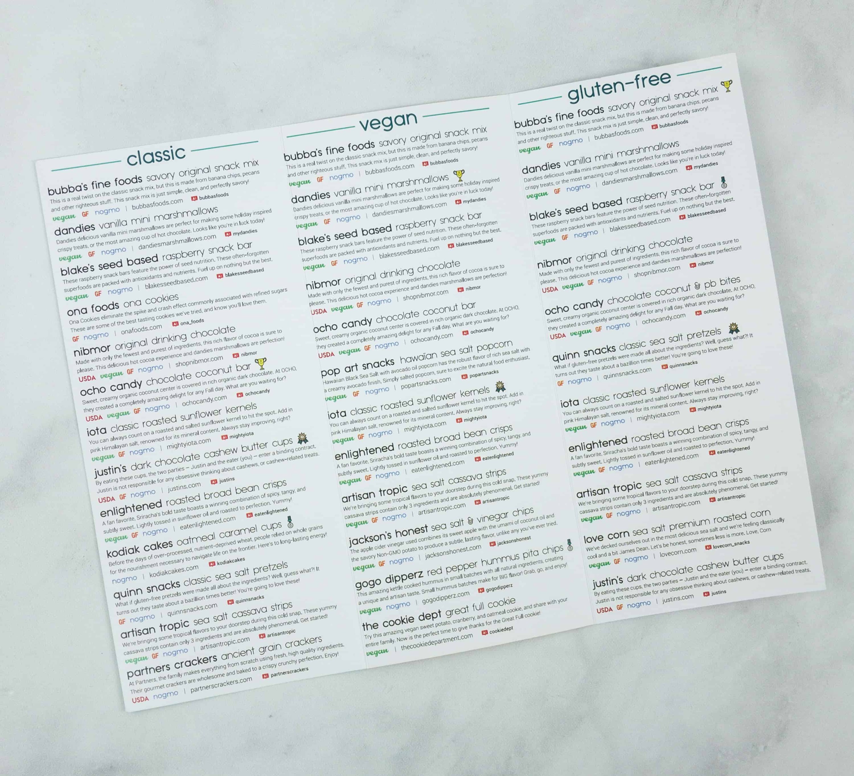 SnackSack November 2018 Subscription Box Review & Coupon - Classic ...