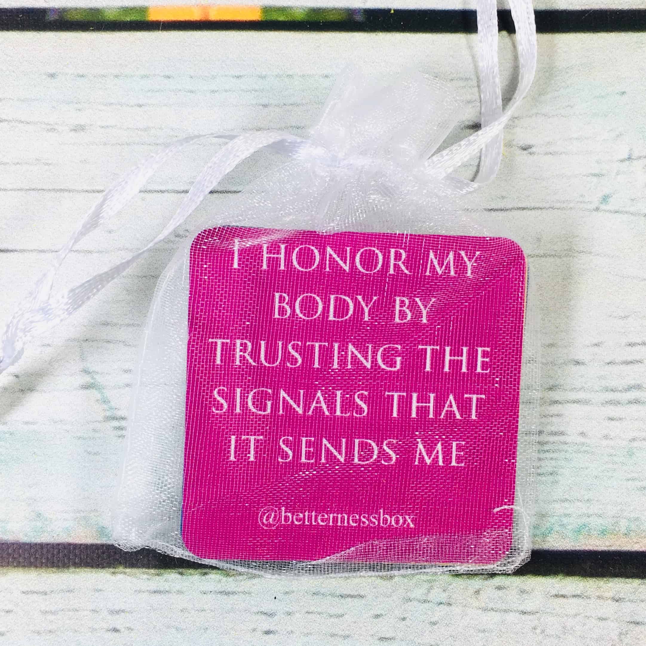 BetternessBox September 2018 Subscription Box Review - hello subscription