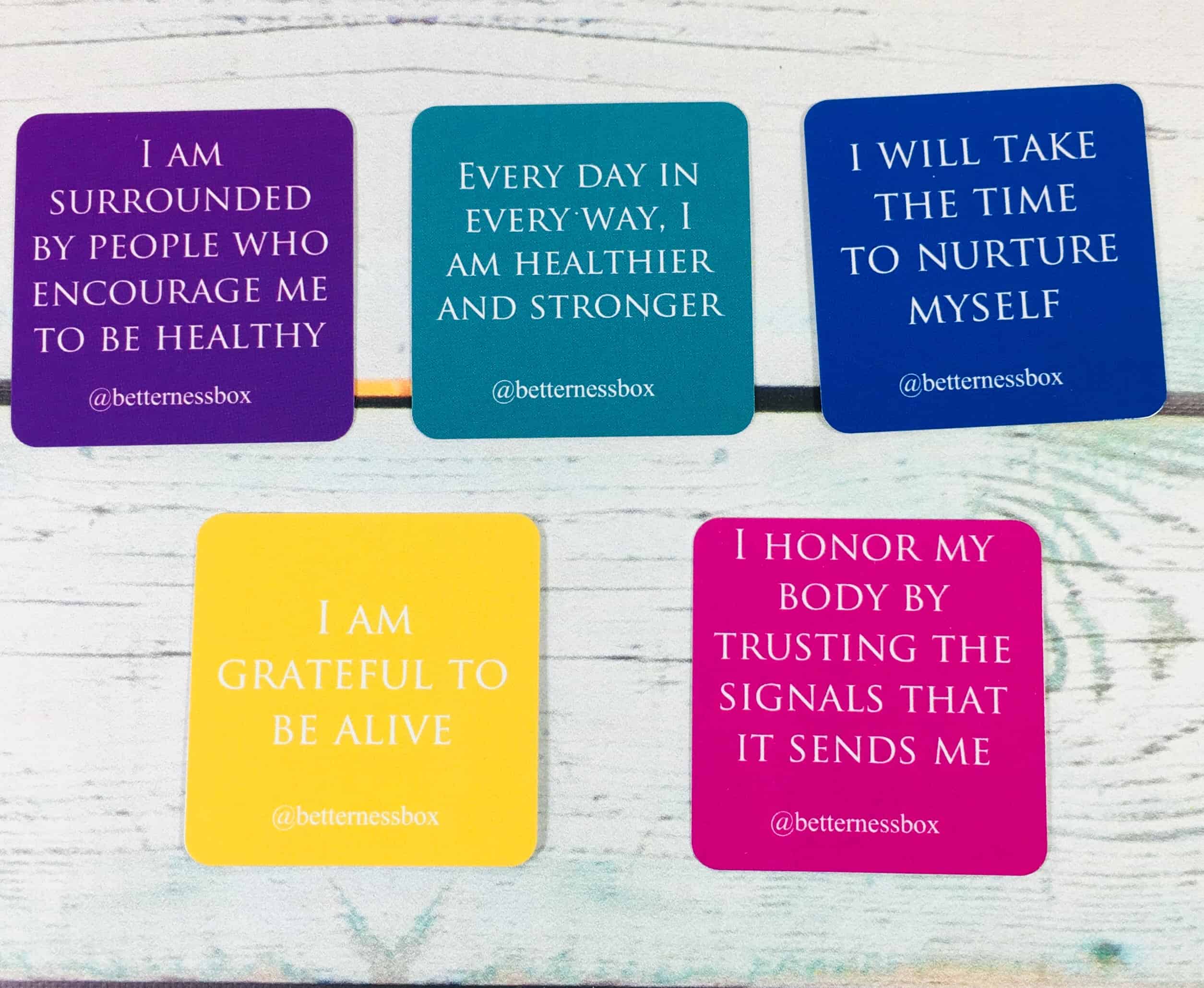 BetternessBox September 2018 Subscription Box Review - hello subscription