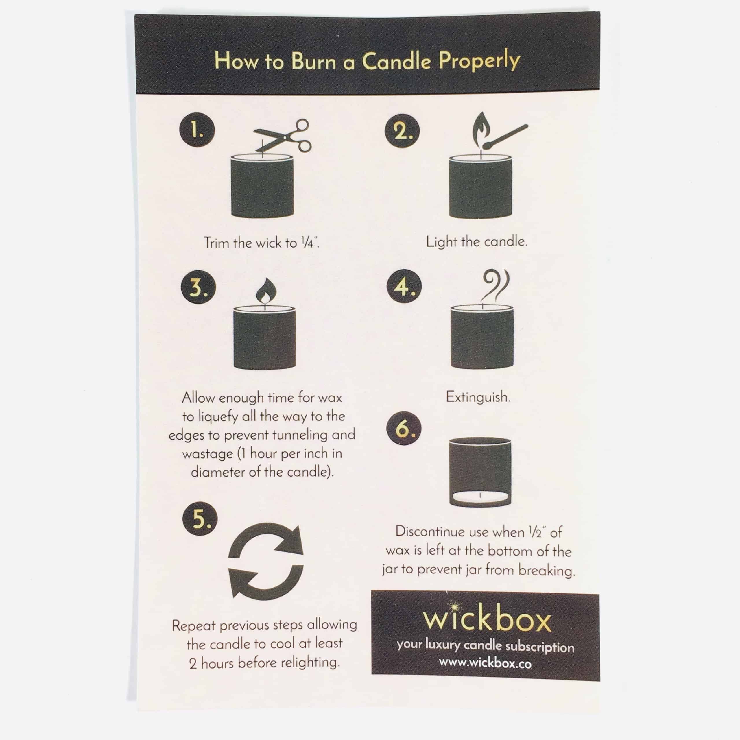 Wickbox December 2018 Subscription Box Review + Coupon - Hello Subscription