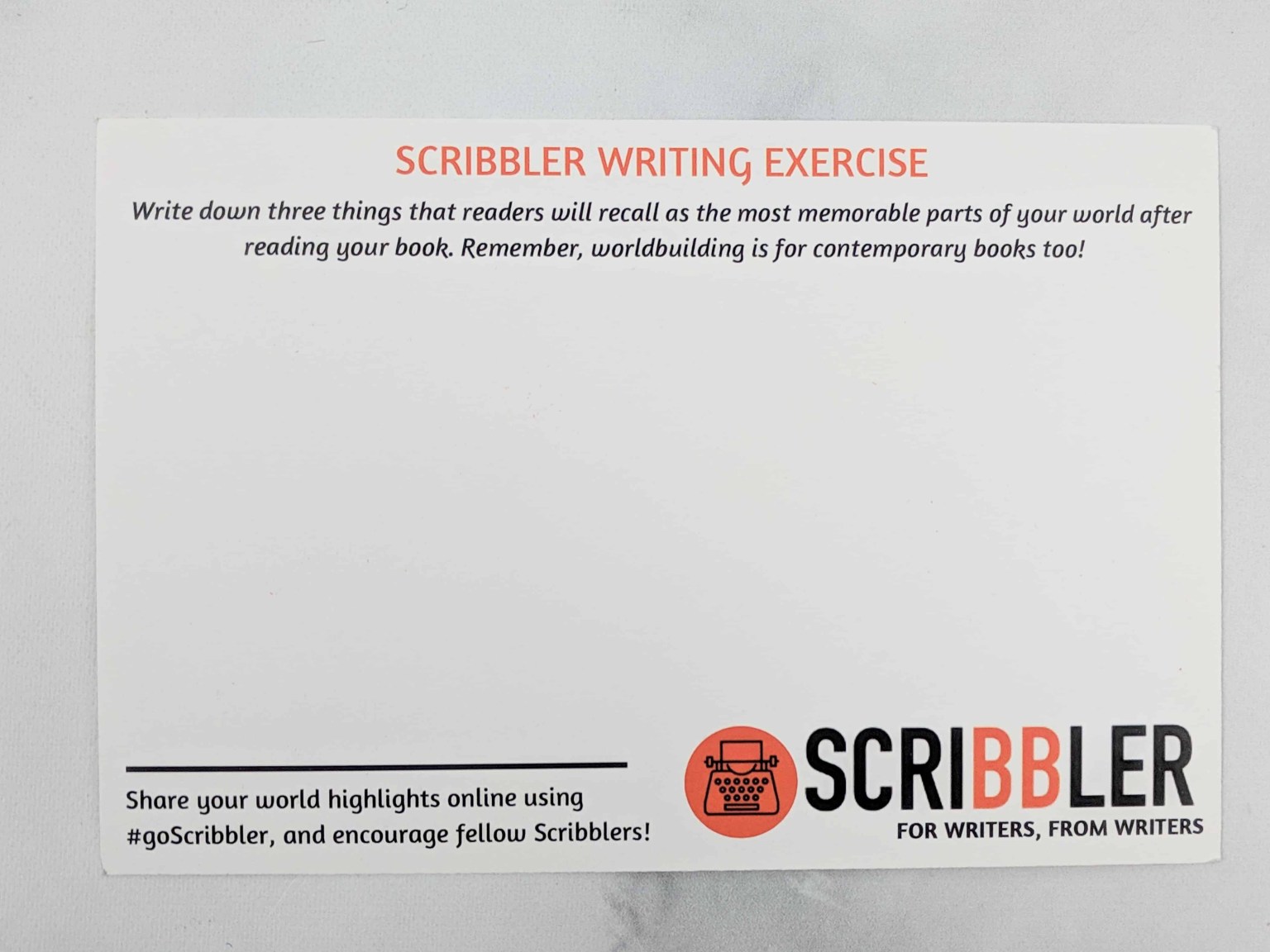 Scribbler November 2018 Subscription Box Review - Hello Subscription