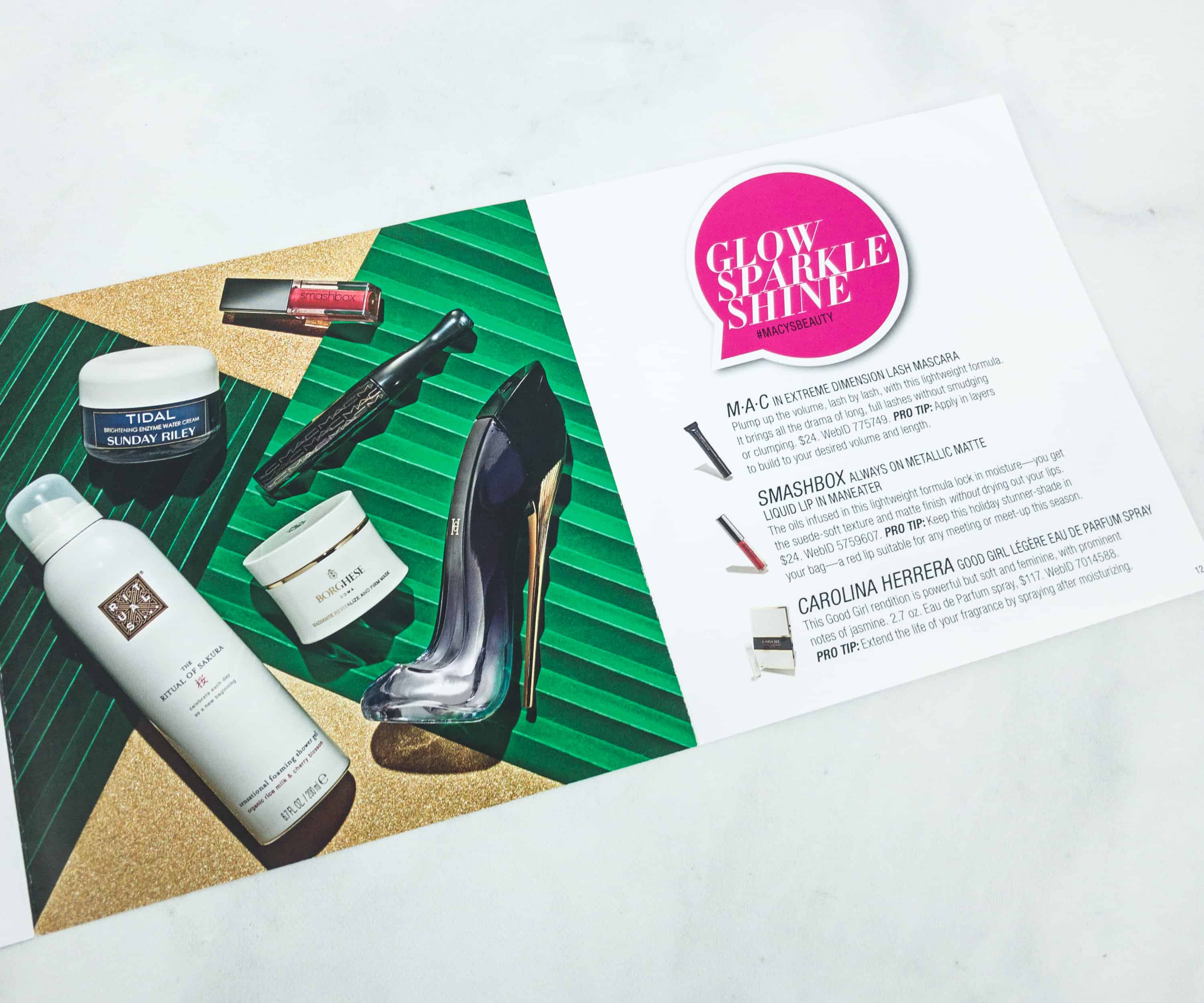 Macy's Beauty Box December 2018 Subscription Box Review - Hello ...