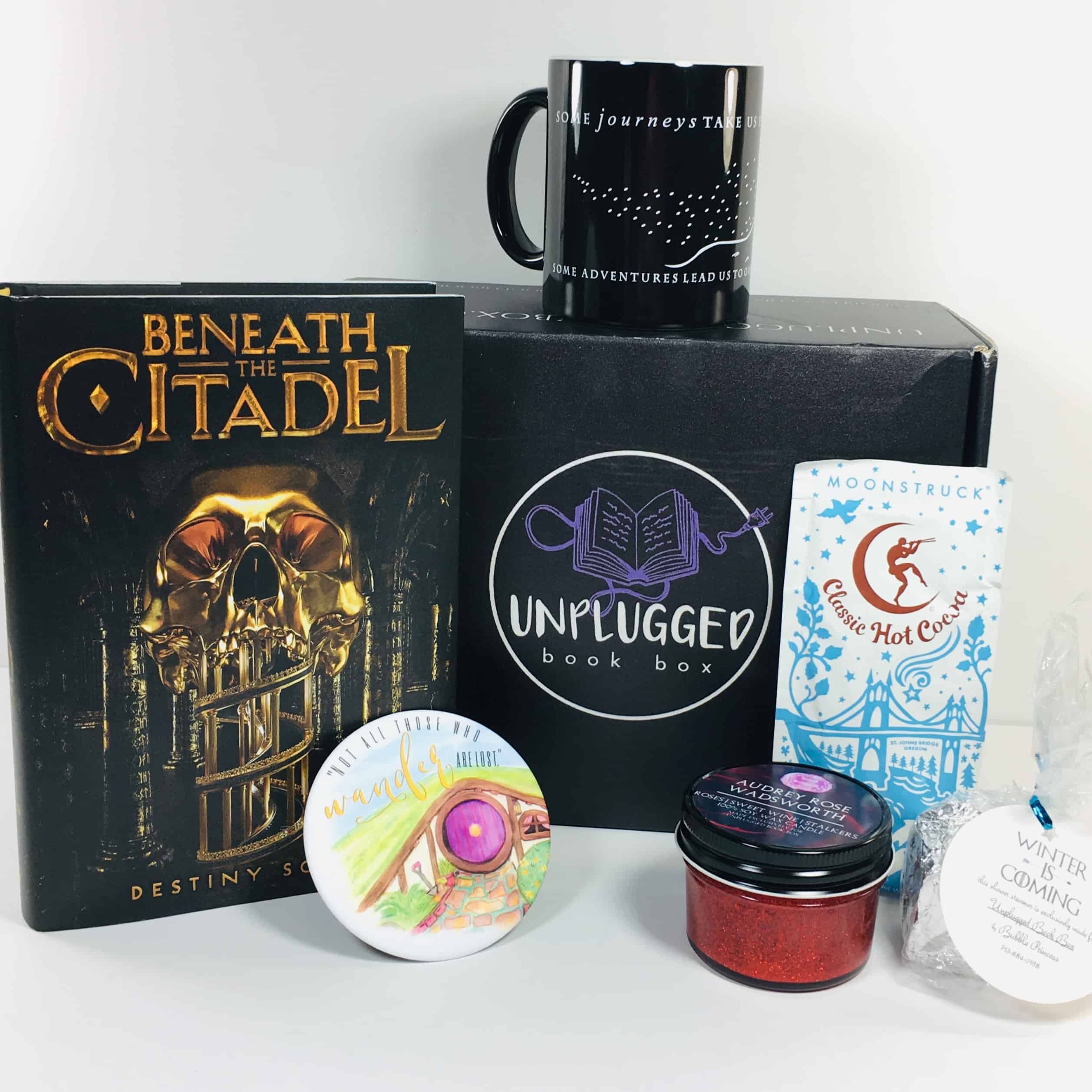 Unplugged Book Box December 2018 Subscription Box Review - Hello ...
