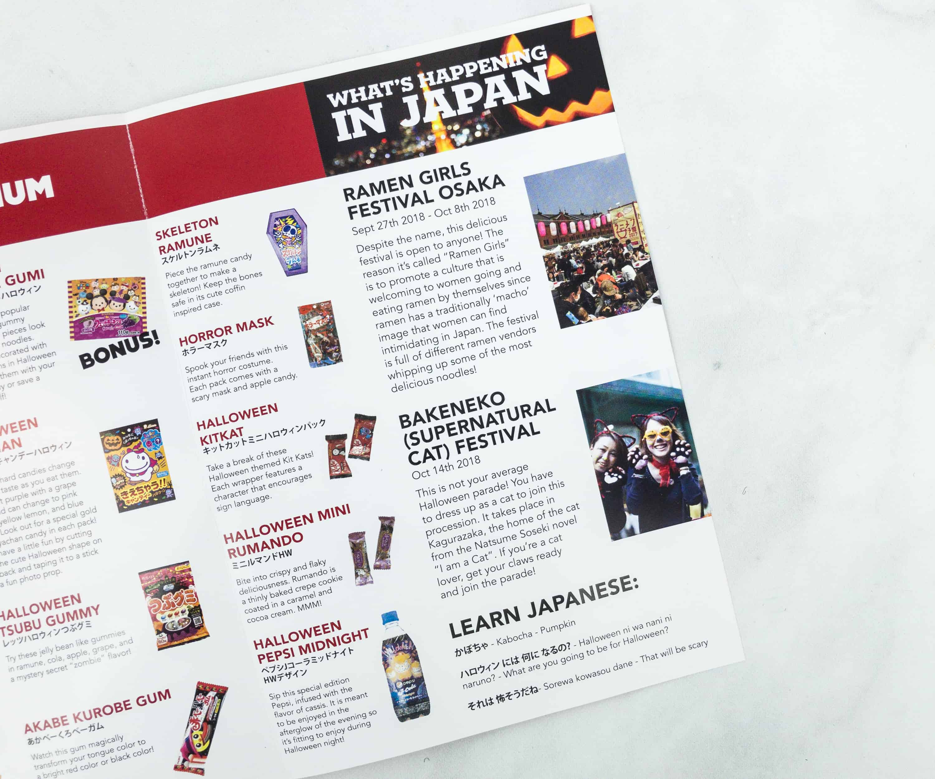 Japan Crate October 2018 Subscription Box Review + Coupon - Hello ...