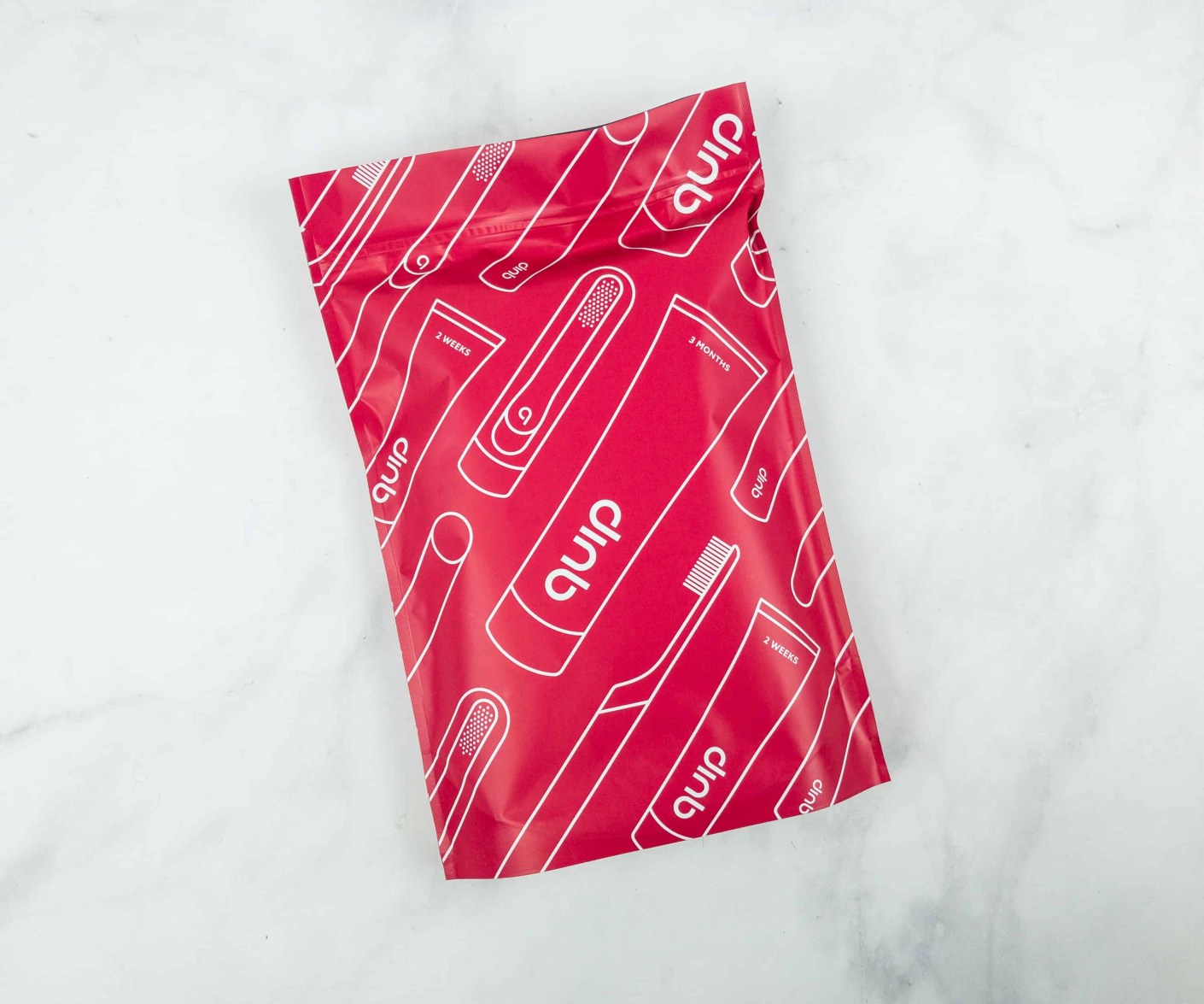 Quip Toothbrush Special Edition Product RED Starter Set Review - Hello ...