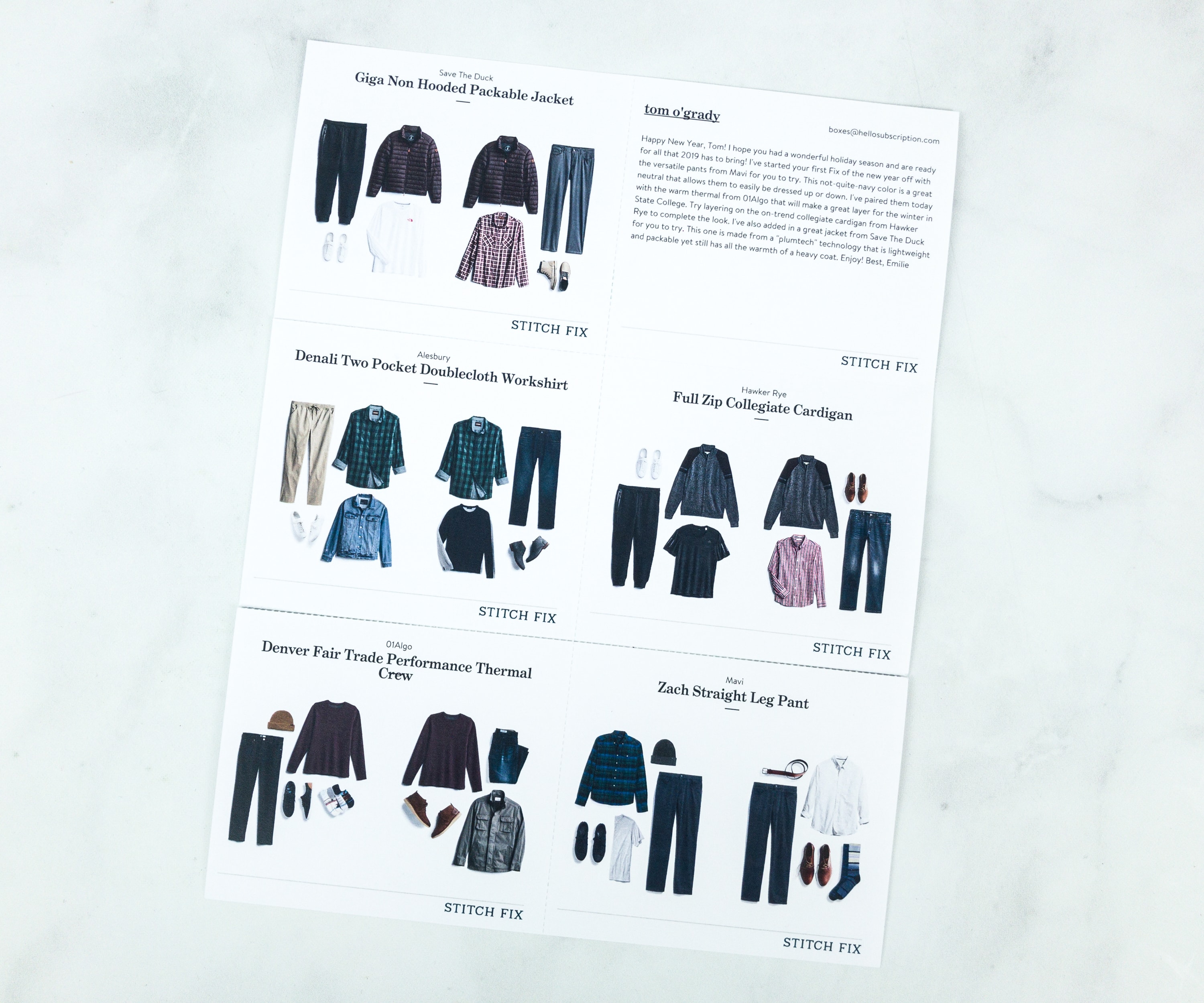 Stitch Fix Men January 2019 Review - Hello Subscription