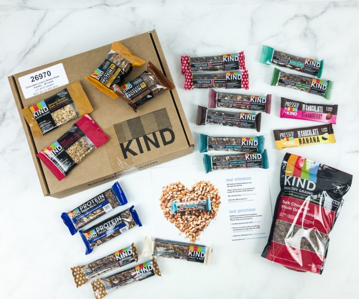 KIND Snack Club Subscription Box Review + $20 Off Coupon - Chocolate ...