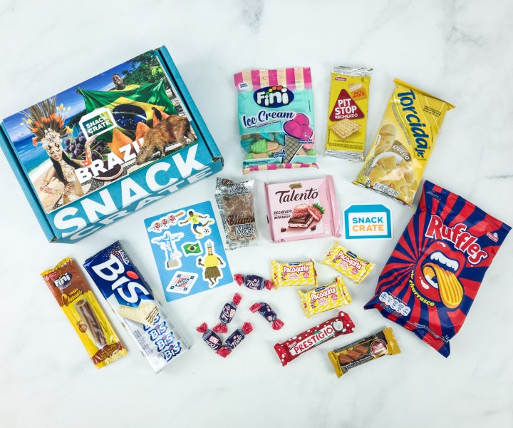 Snack Crate January 2019 Subscription Box Review & $10 Coupon - Hello ...