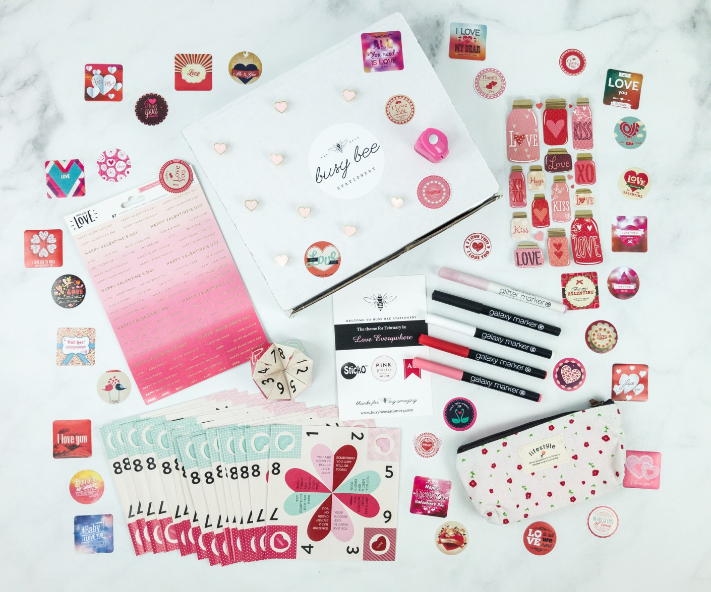 Busy Bee Stationery February 2019 Subscription Box Review - Hello ...