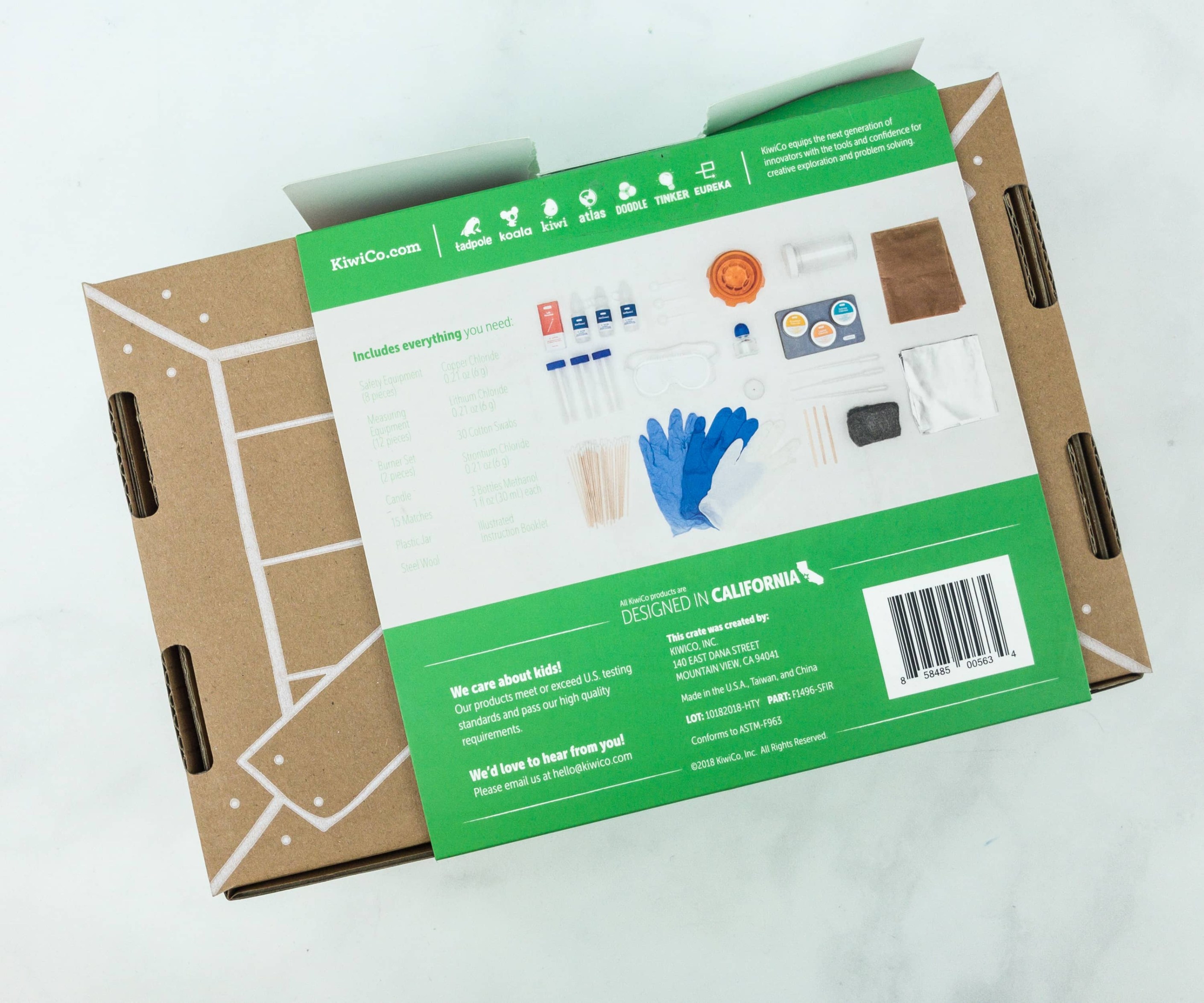 KiwiCo Chemistry Pack Fire Lab Review - Hello Subscription