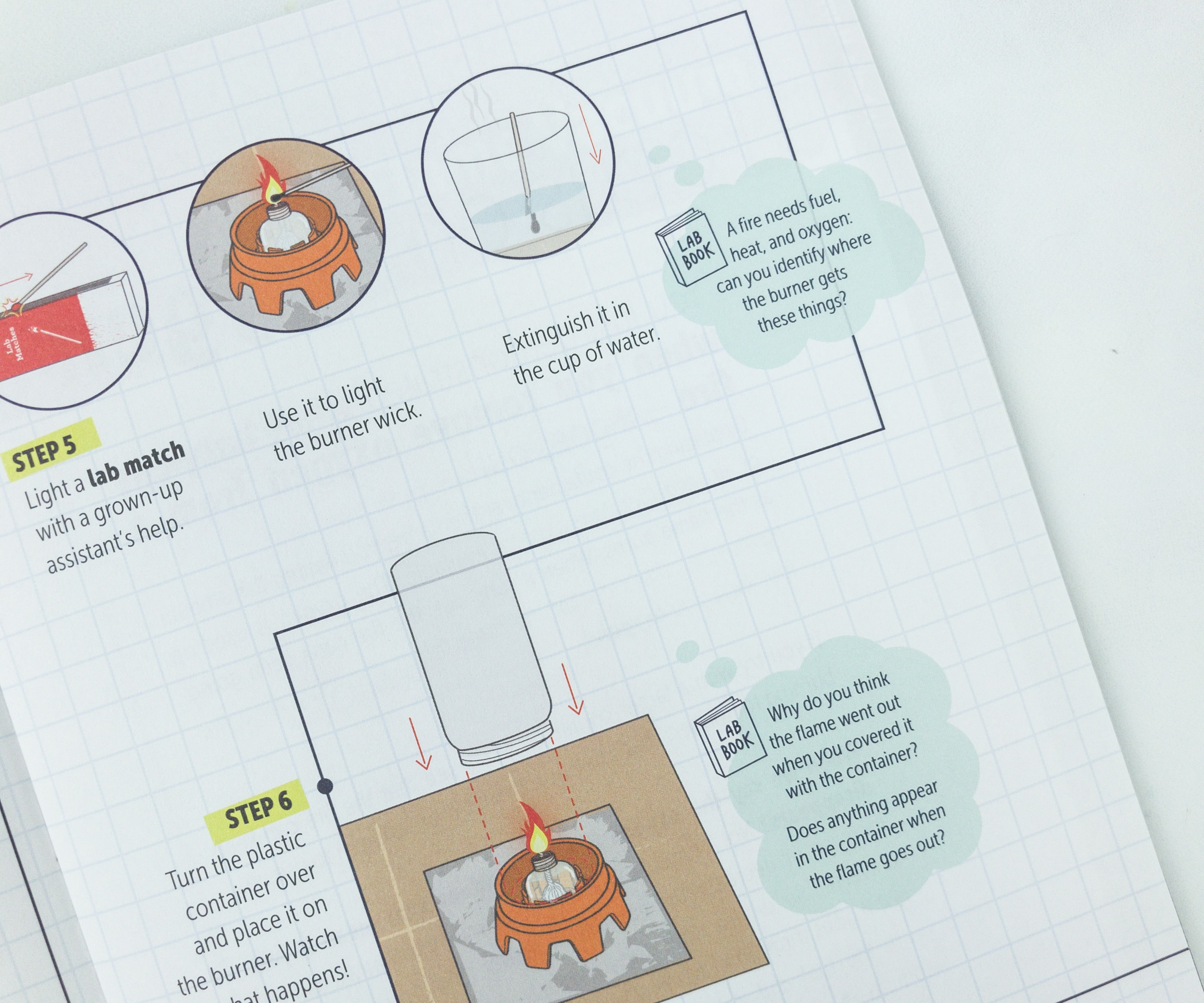 KiwiCo Chemistry Pack Fire Lab Review - hello subscription