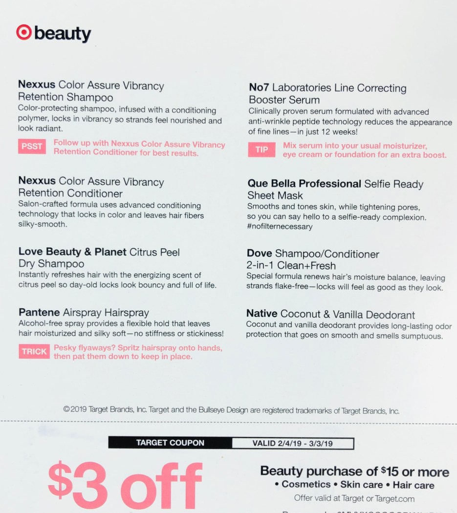 Target Beauty Box Review February 2019 - LOVE YOURSELF - Hello Subscription