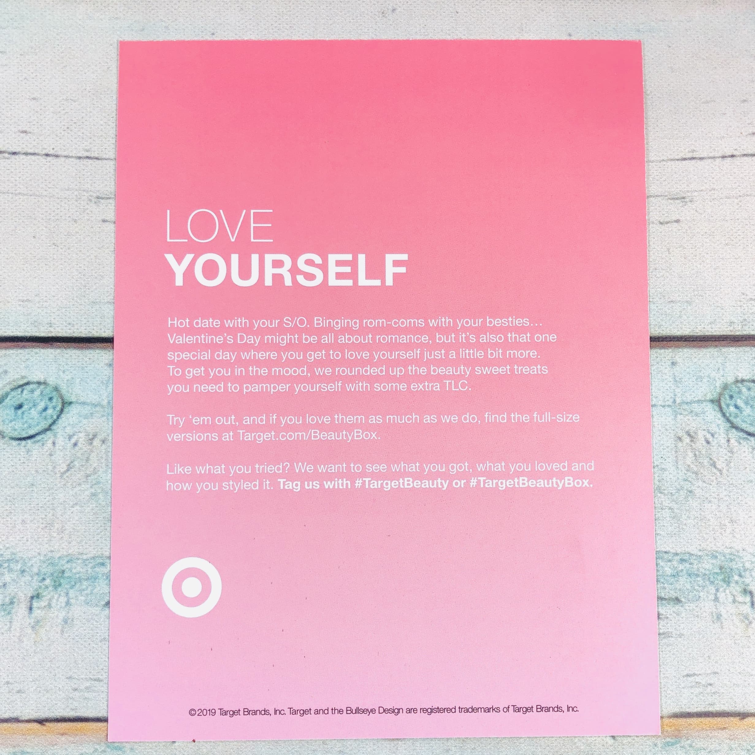 Target Beauty Box Review February 2019 - LOVE YOURSELF - Hello Subscription