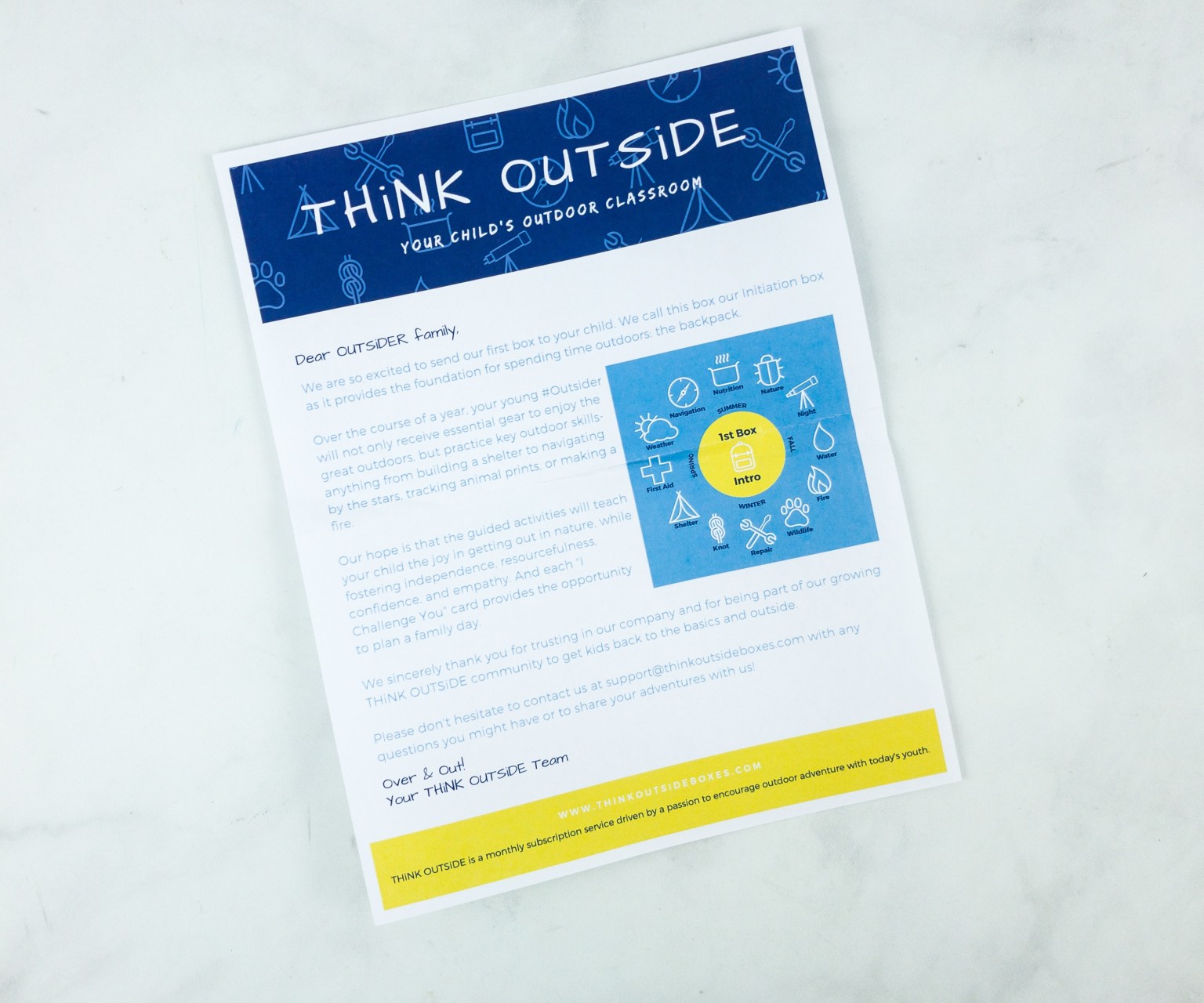 THiNK OUTSiDE BOXES Review - PACK BUILDING BOX! - Hello Subscription