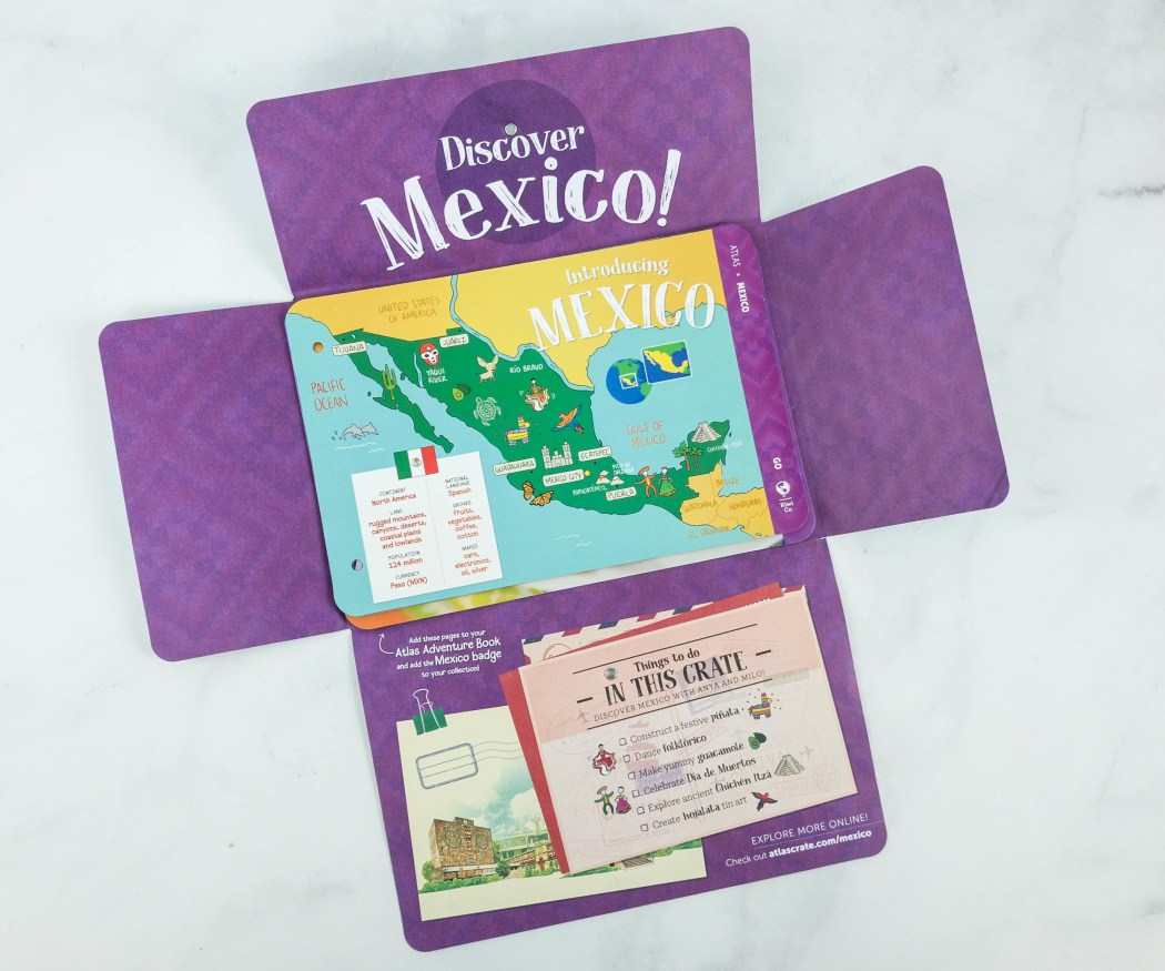 Atlas Crate Review & Coupon - MEXICO - Hello Subscription