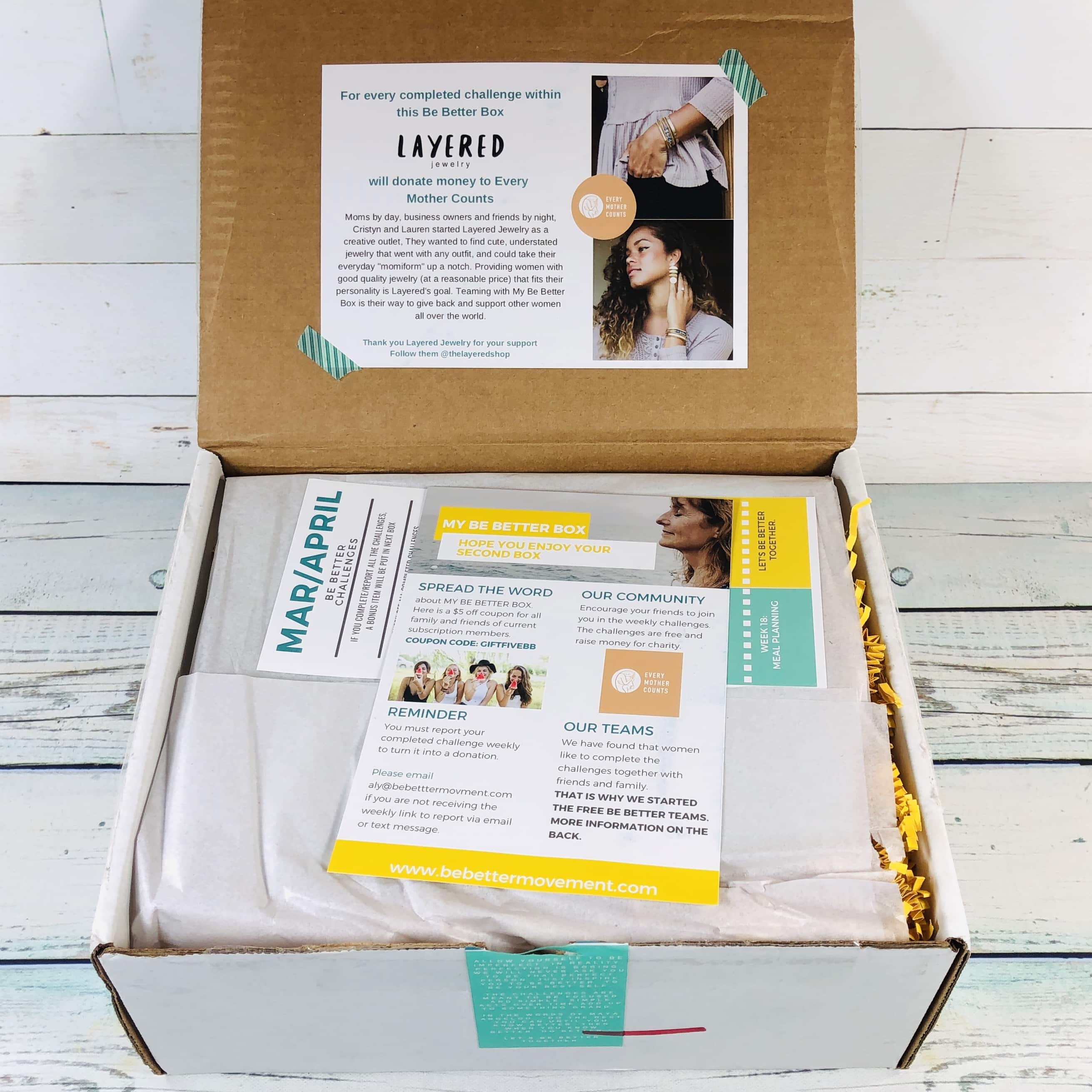 My Be Better Box March-April 2019 Subscription Box Review - Hello ...