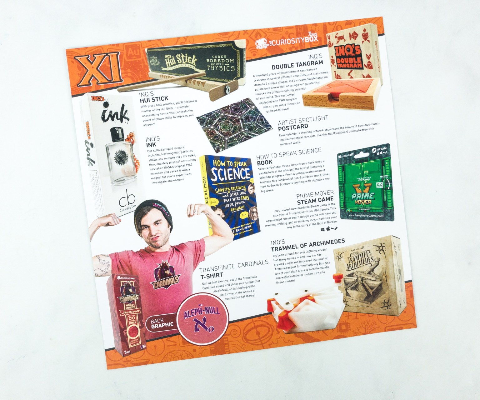 The Curiosity Box by VSauce Subscription Box Review - Spring 2019 ...