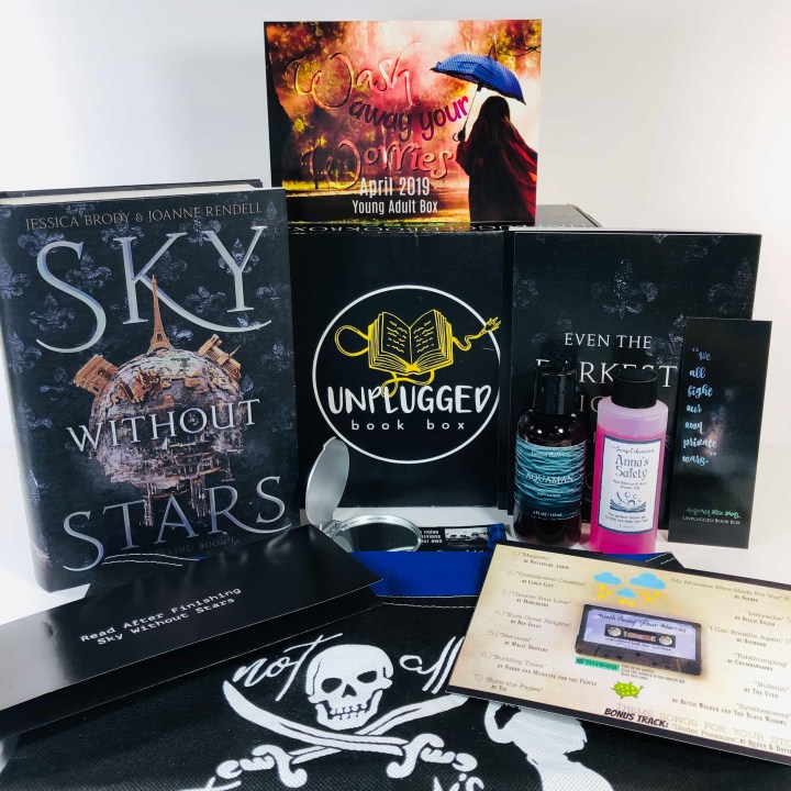Unplugged Book Box Young Adult April 2019 Subscription Box Review ...