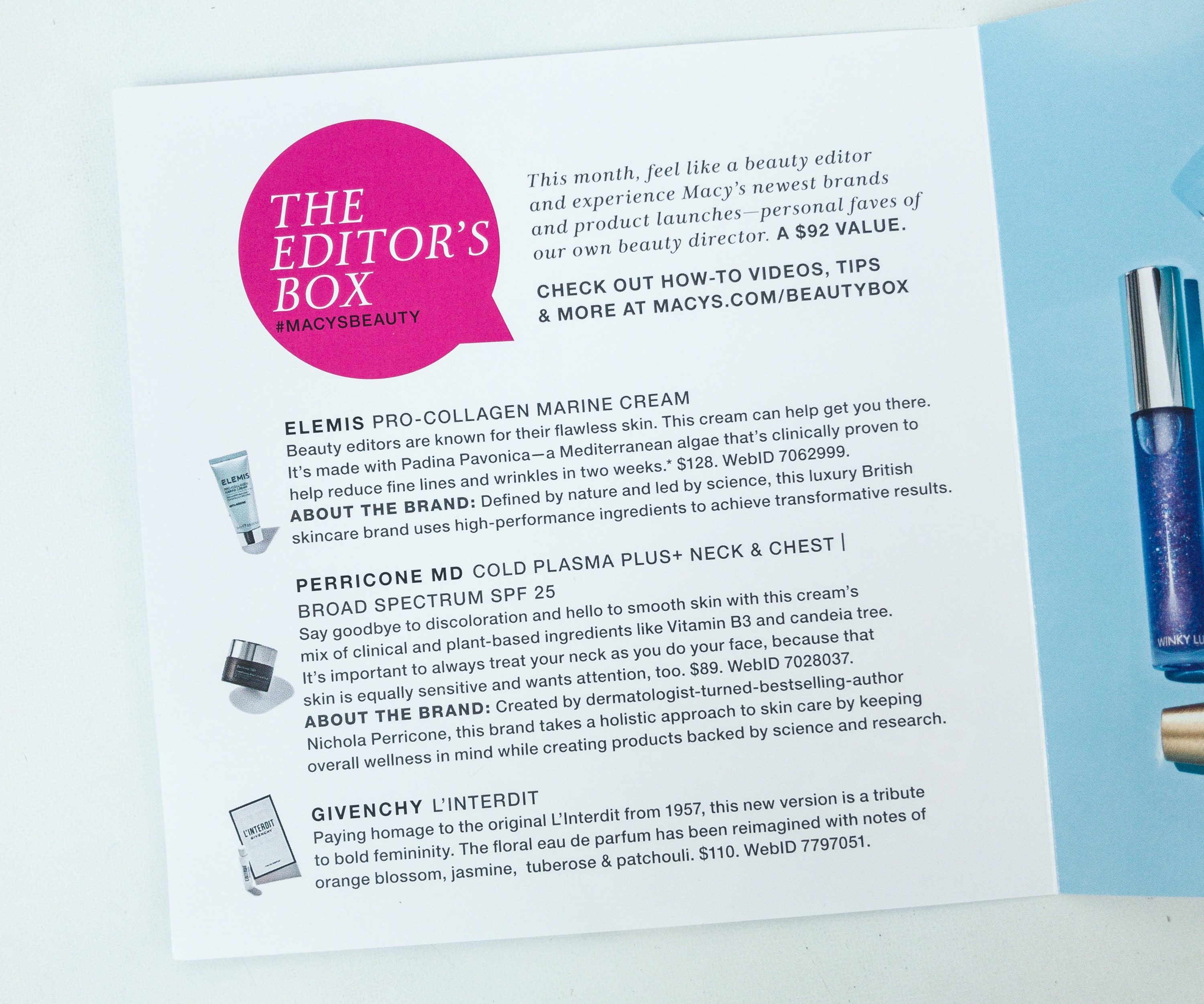 Macy's Beauty Box April 2019 Subscription Box Review - hello subscription