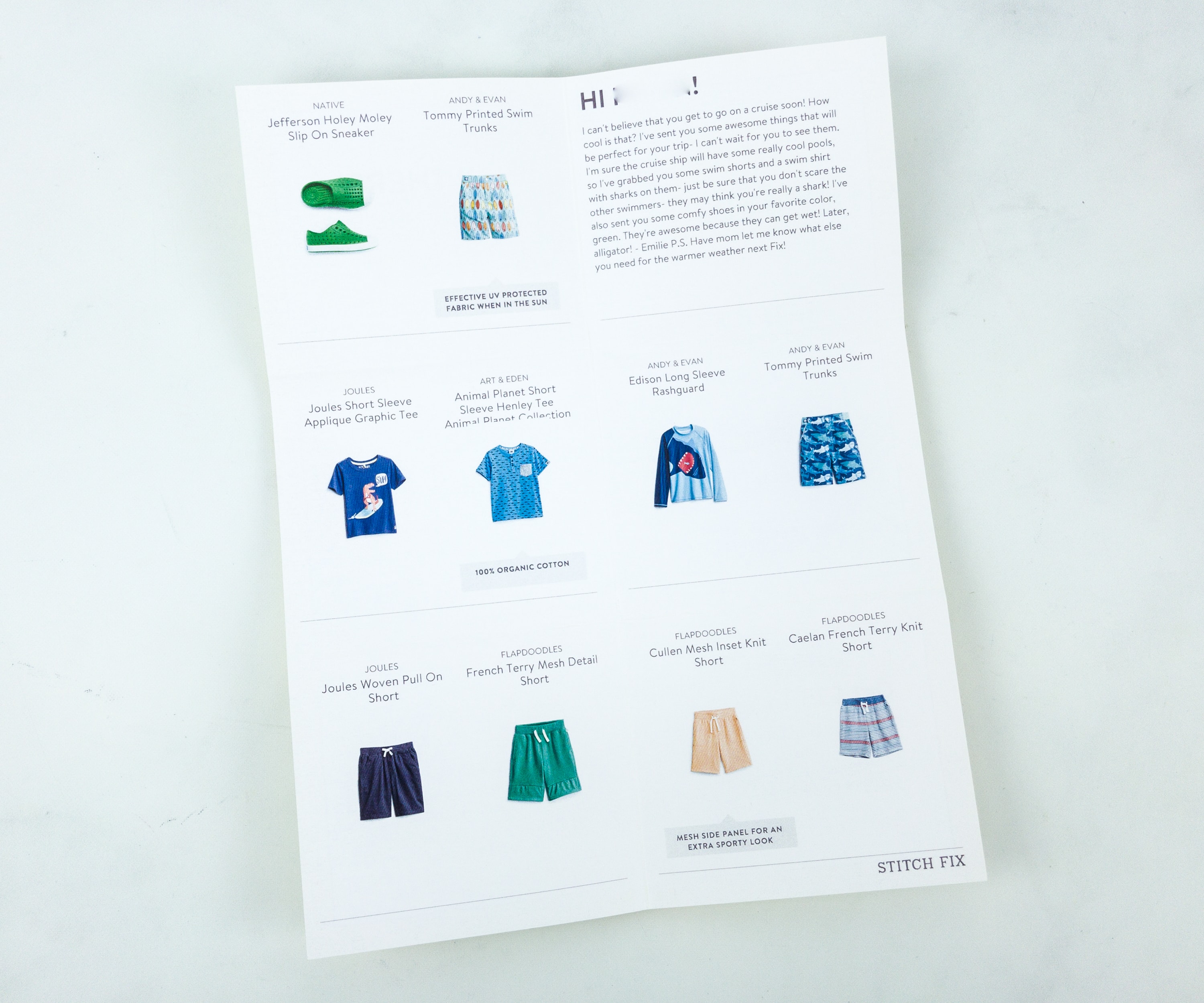 Stitch Fix Kids Review - Little Boys April 2019 - Hello Subscription