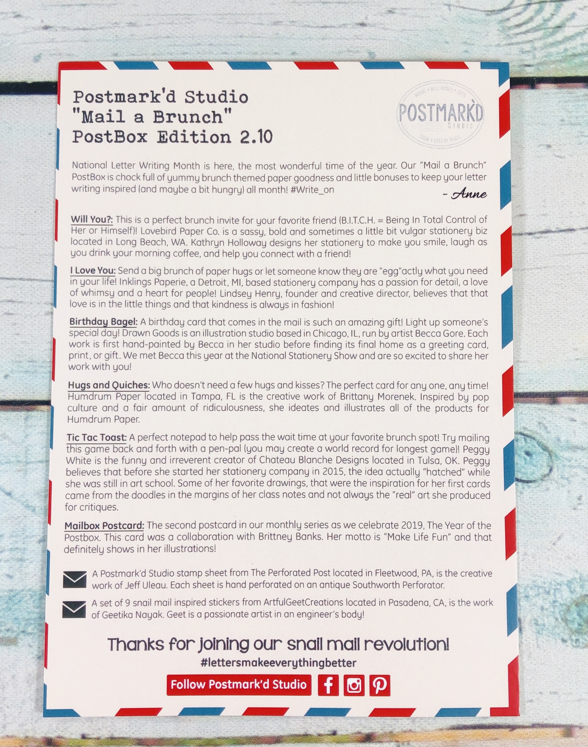 PostBox Subscription Box Review + Coupon - April 2019 - hello subscription