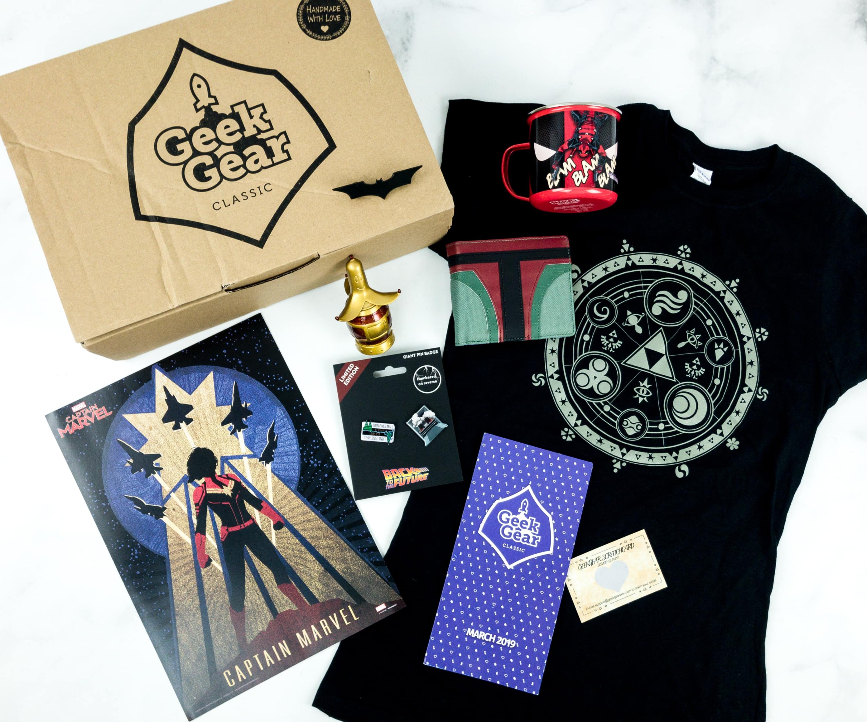 Geek Gear Box March 2019 Subscription Box Review + Coupon - Hello ...